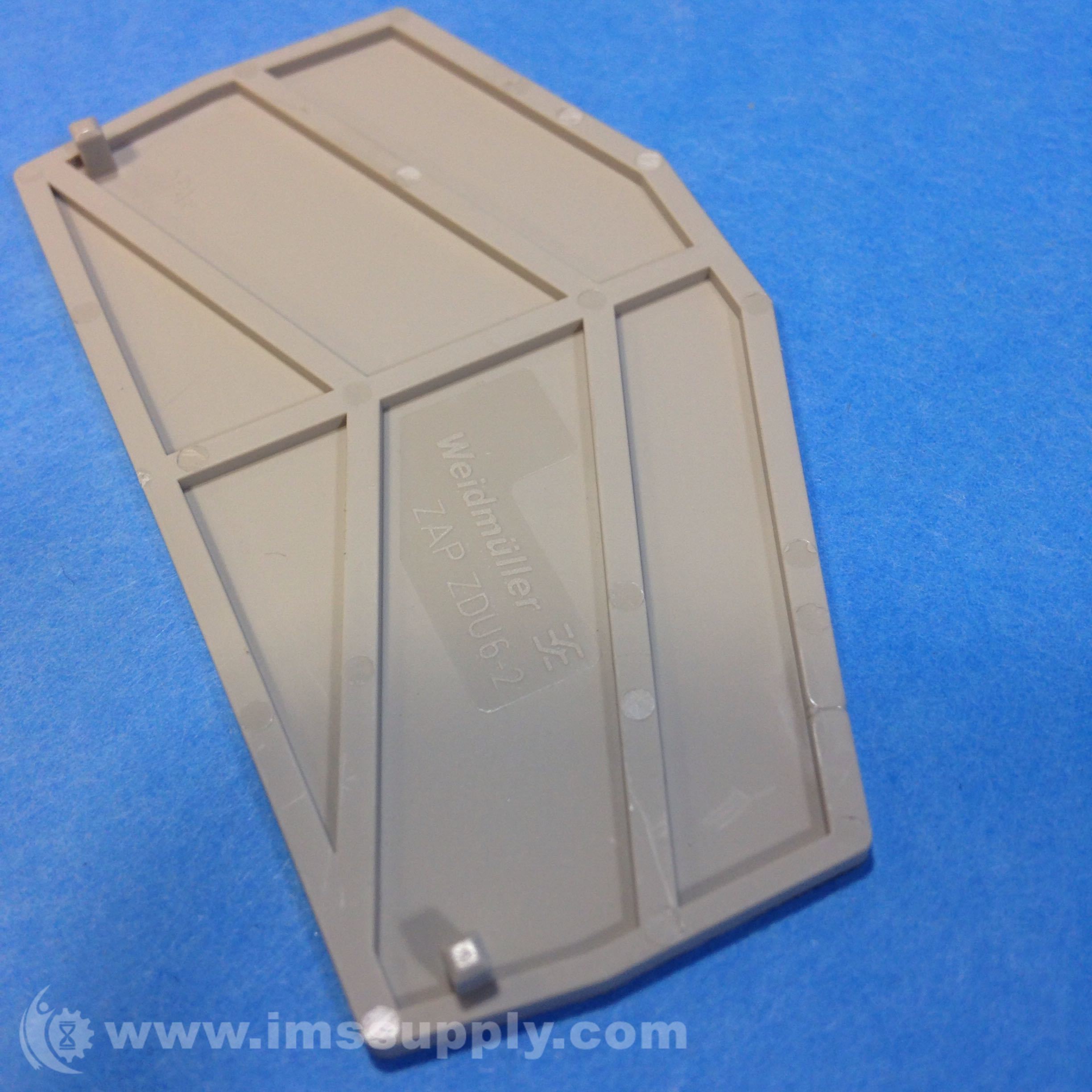 Weidmuller ZAP ZDU6-2 End Plate for Terminal Block - IMS Supply