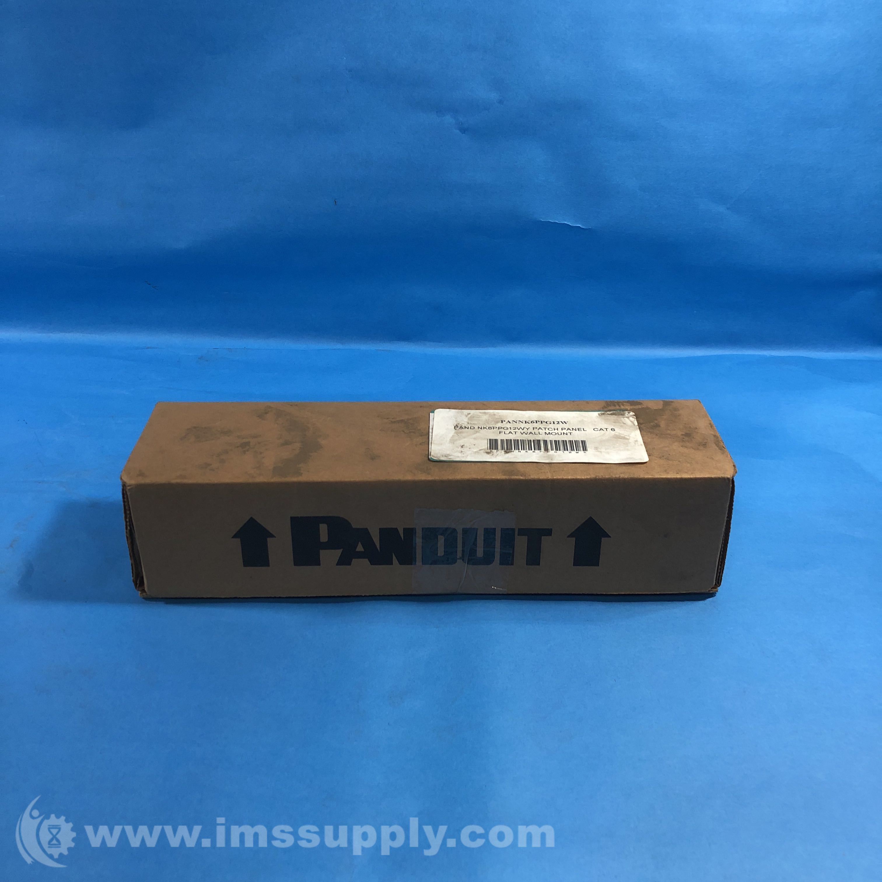 Panduit NK6PPG12WY Flat Punchdown Keystone Patch Panel - IMS Supply