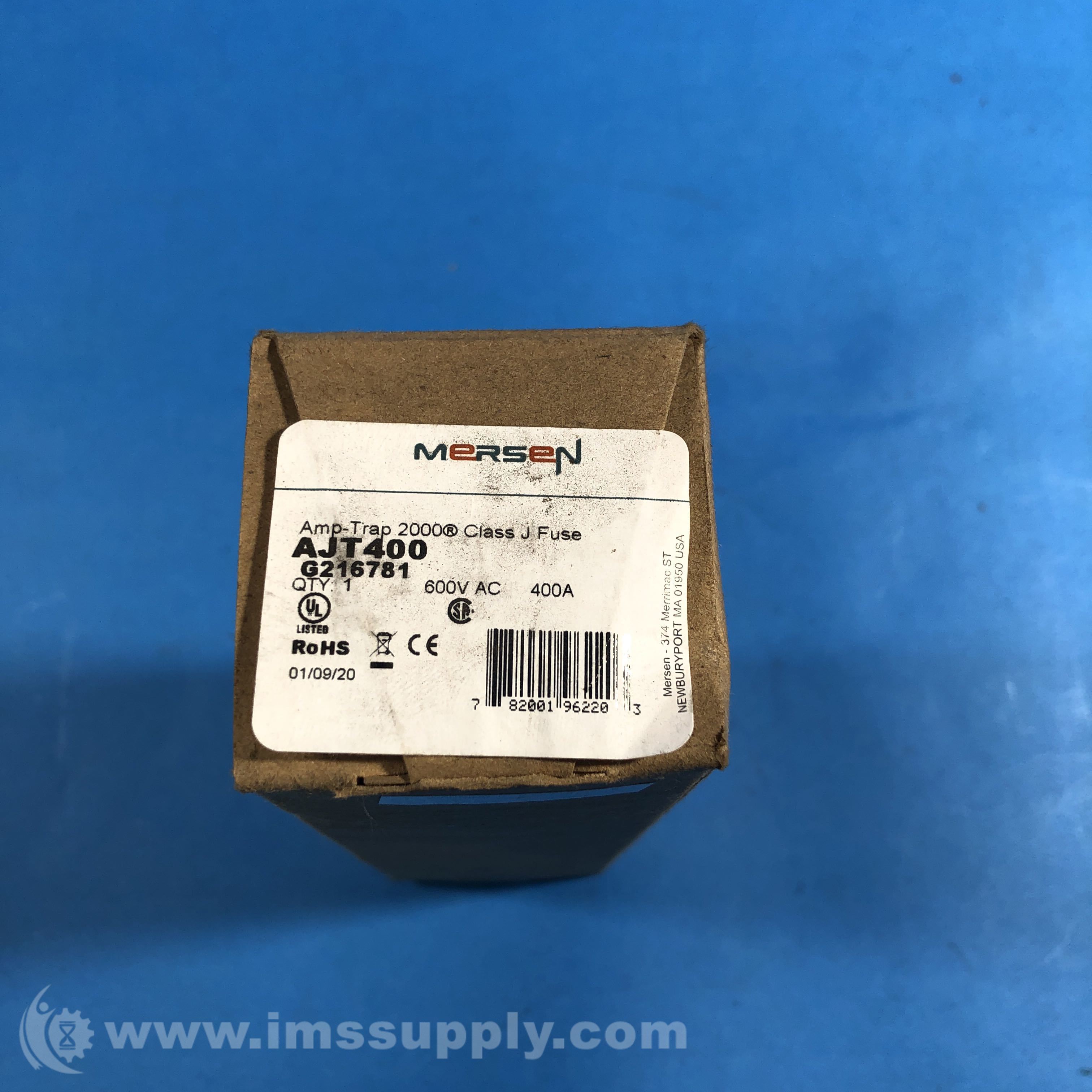 Mersen AJT400 Fuse, Time-Delay, Class J - IMS Supply