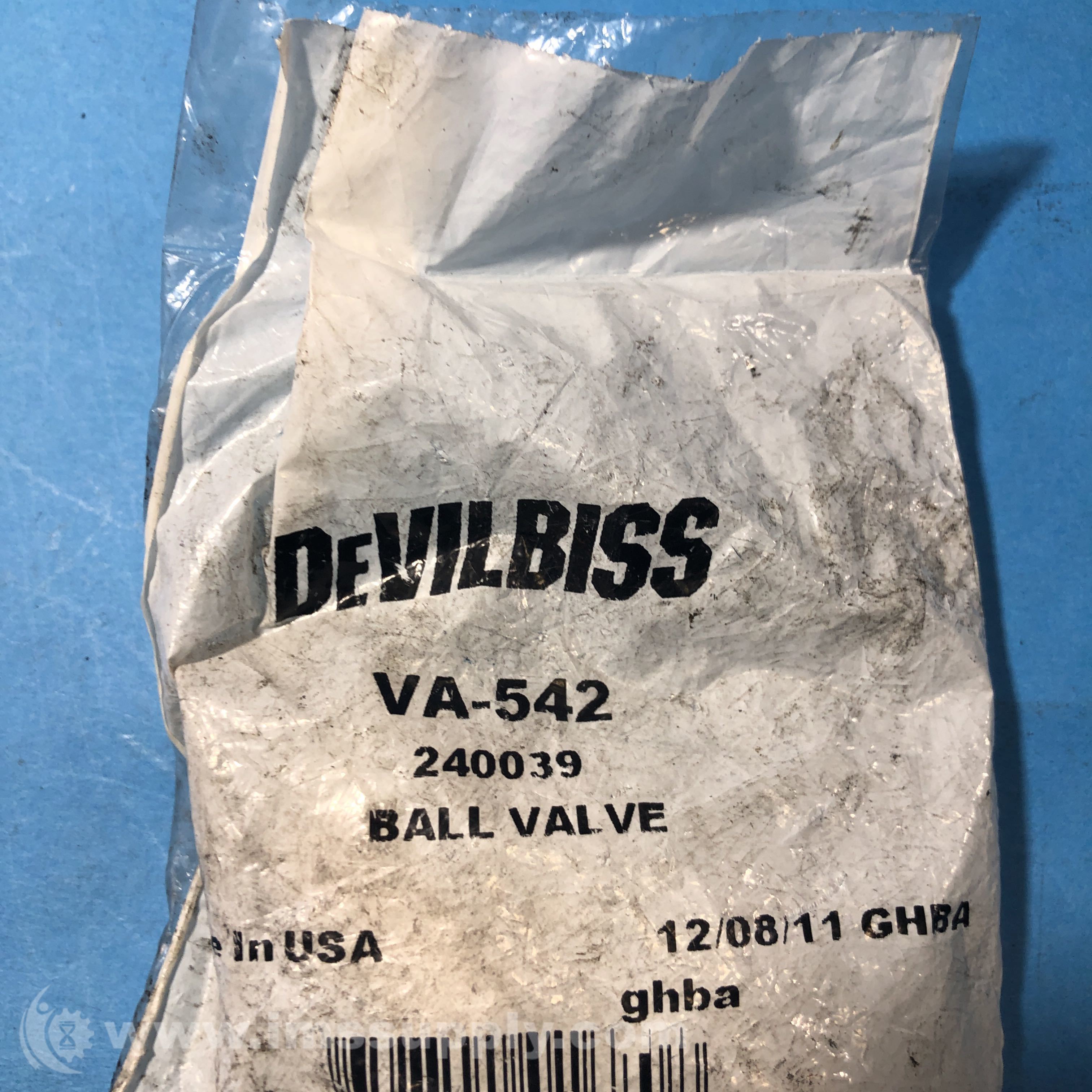 Devilbiss VA-542 Air and Fluid Ball Valve - IMS Supply