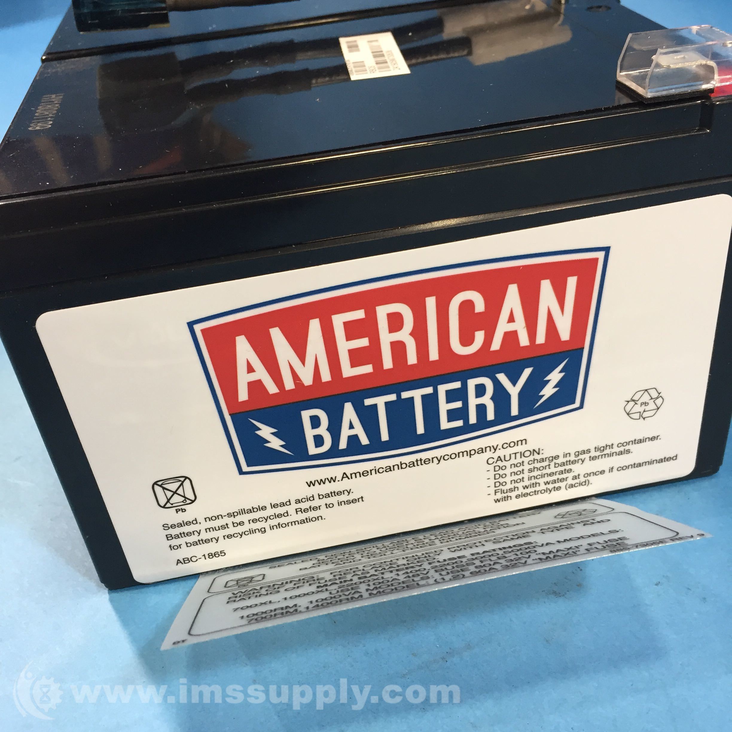 American Battery Company RBC6 UPS Replacement Battery - IMS Supply