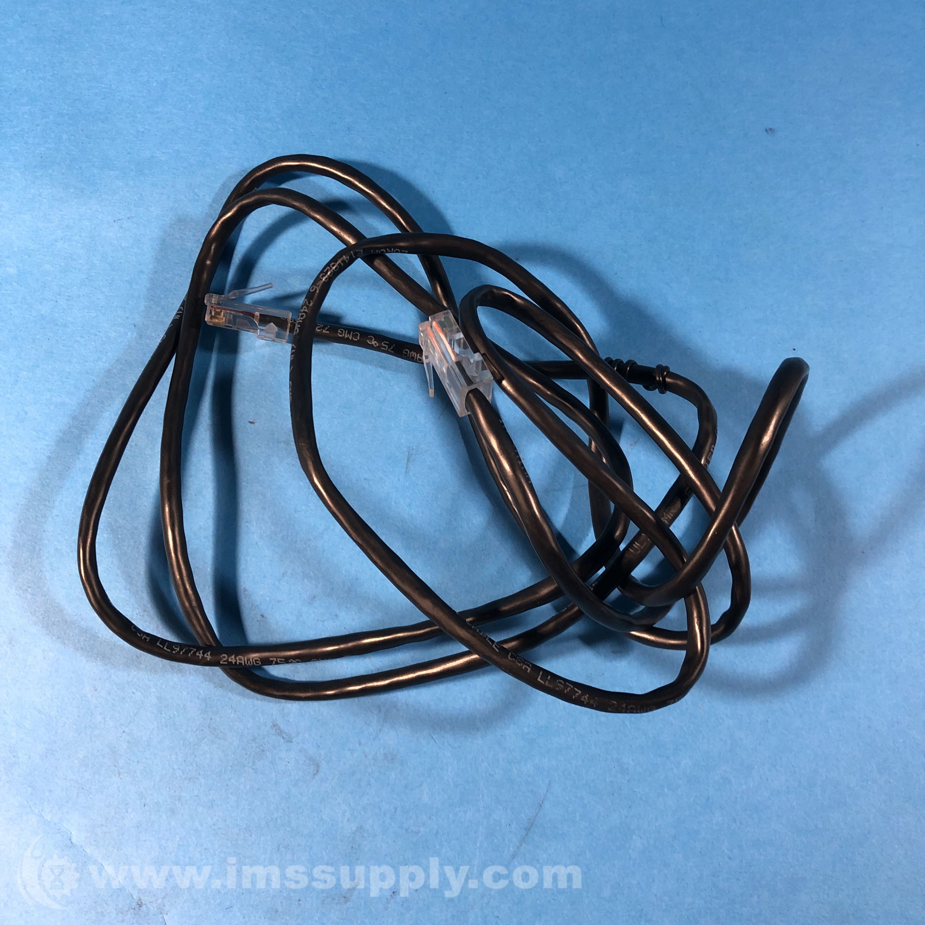 Lorom Industrial Co. E141823-6 Black Ethernet Cable - IMS Supply