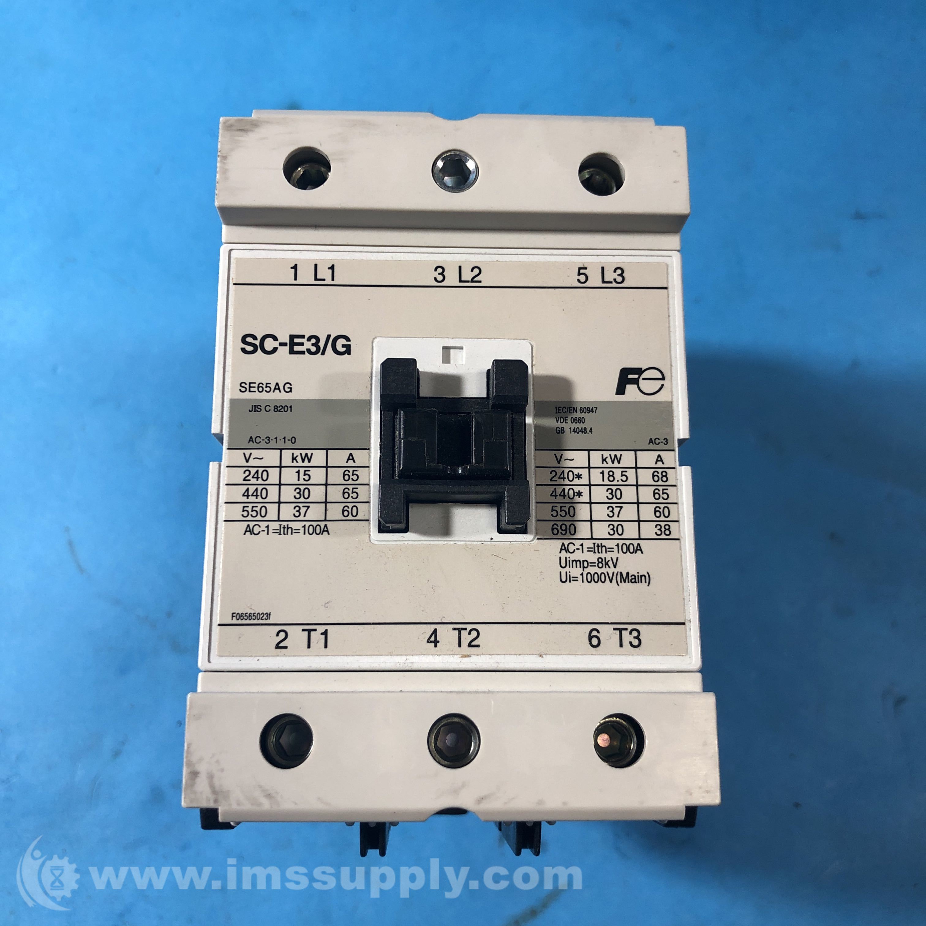 Fuji Electric SC-E3/G Magnetic Reversing Contactor - IMS Supply