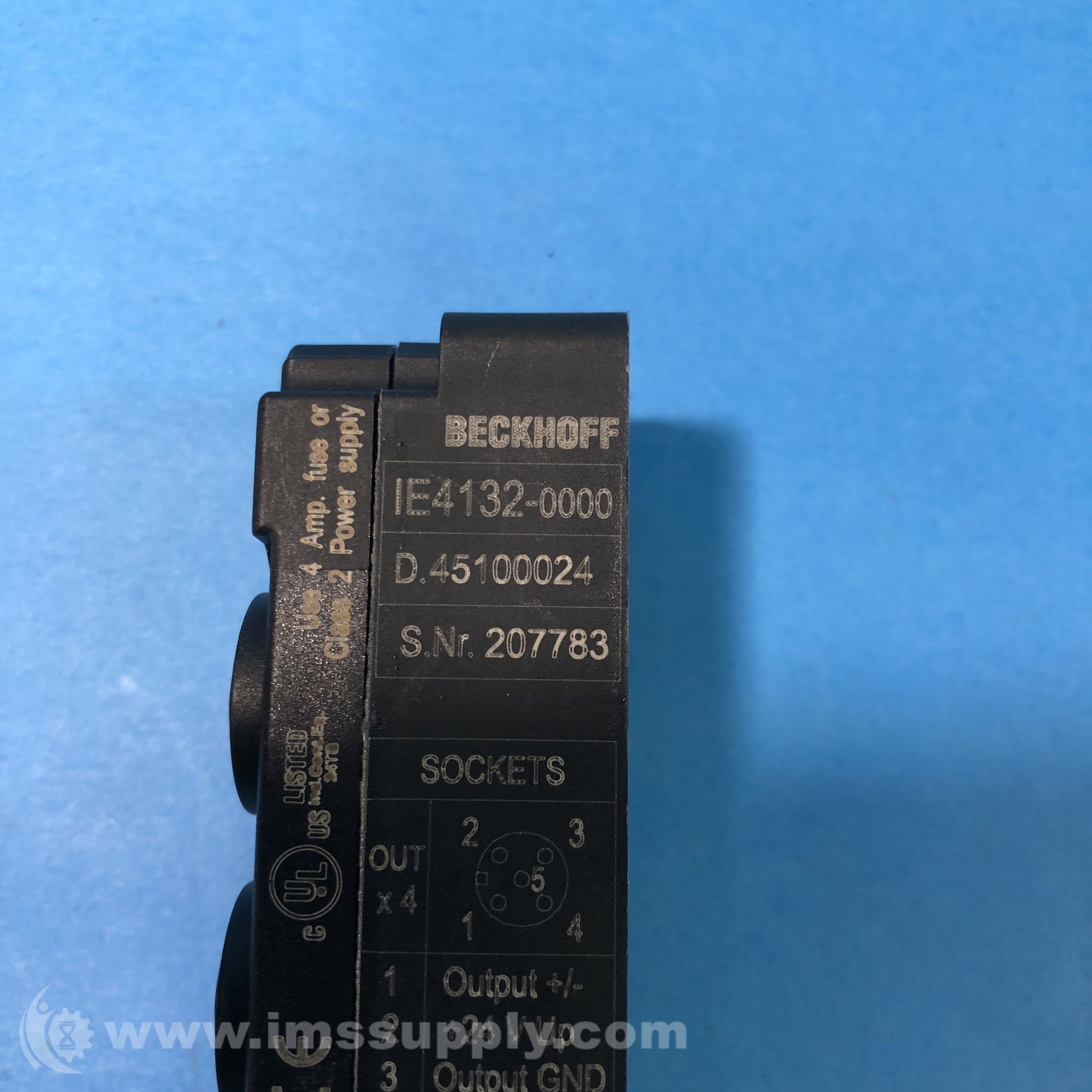 Beckhoff IE4132 Extension Box, 4-Channel Analog Output - IMS Supply