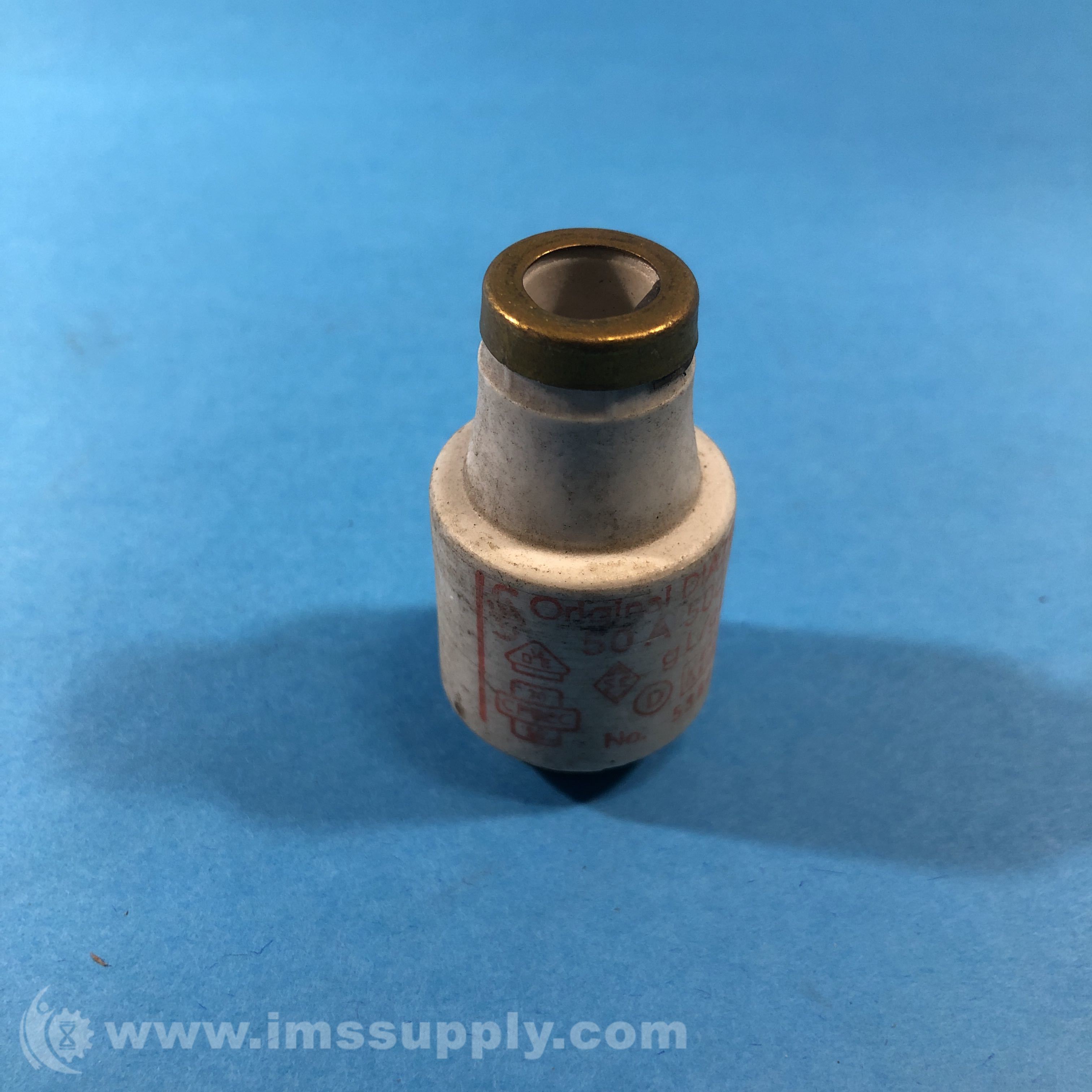 Kema Keur 53642 Ceramic Bottle Fuse, Original Diazed - IMS Supply