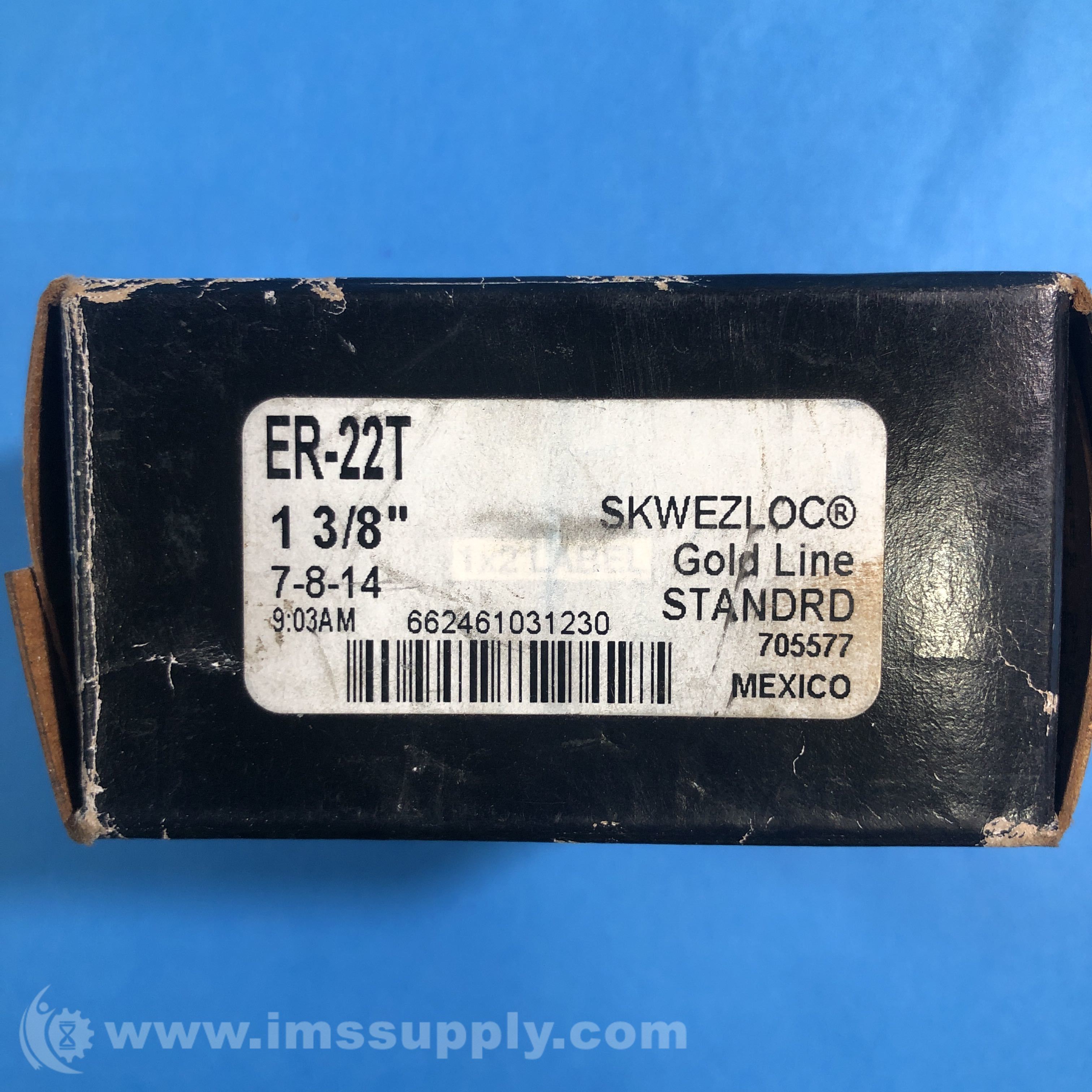 Sealmaster ER-22T Ball Insert Bearing, 1-3/8 in OD - IMS Supply