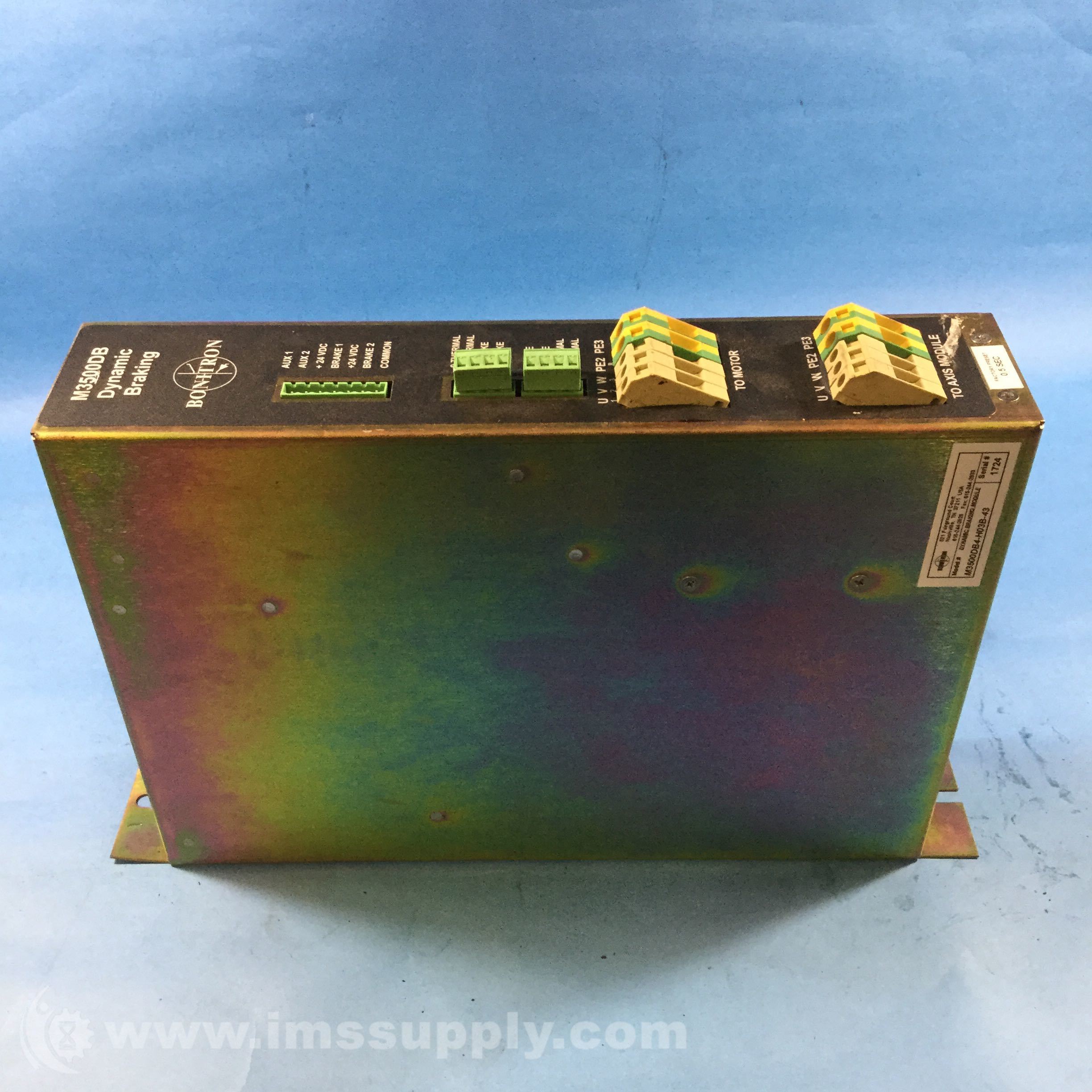 Bonitron M3500DB4-H03B-43 Dynamic Braking Module - IMS Supply