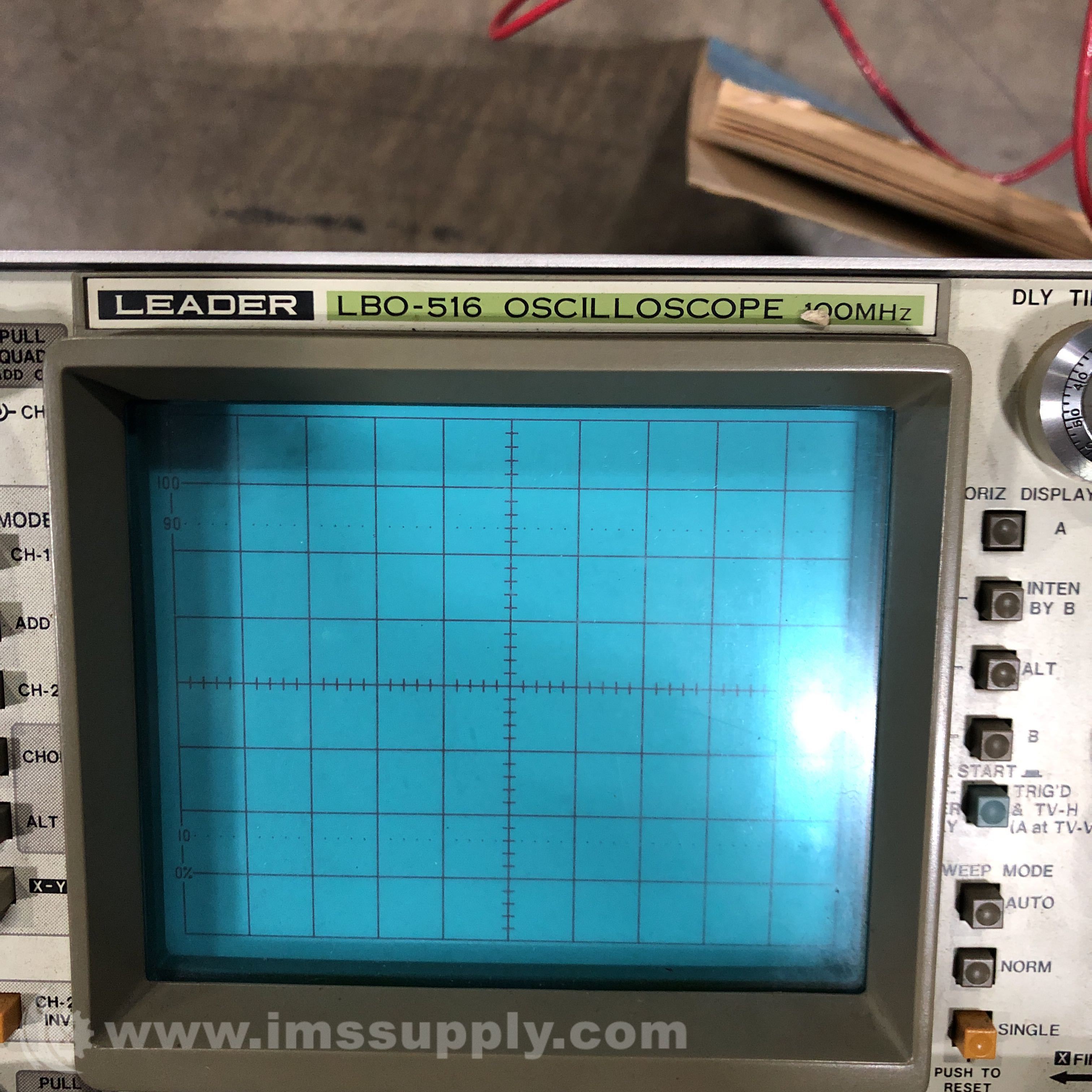 Leader Instrument LBO-516 Oscilloscope, 100 MHz - IMS Supply