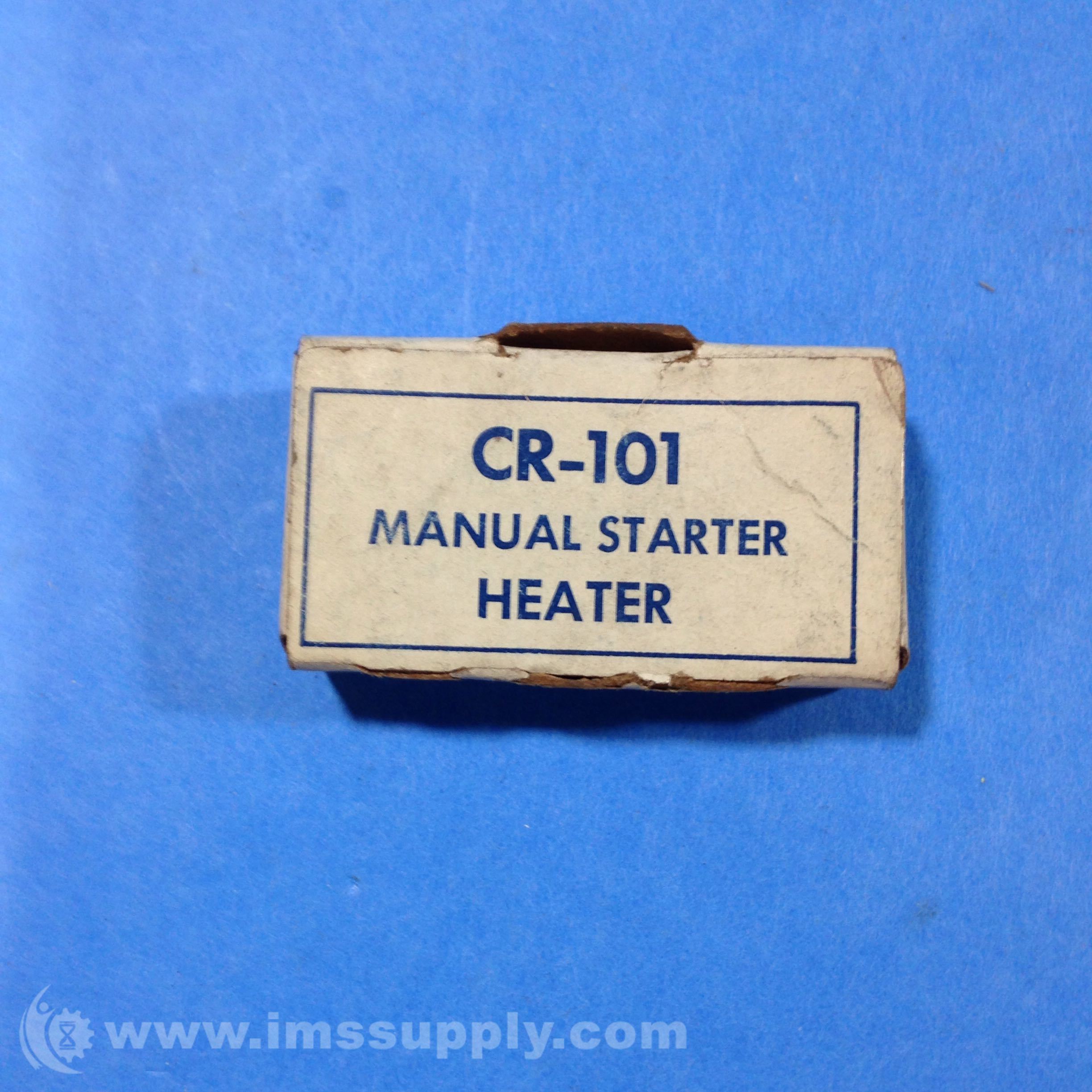 General Electric CR-101 Manual Starter Heater H 2.67A - IMS Supply