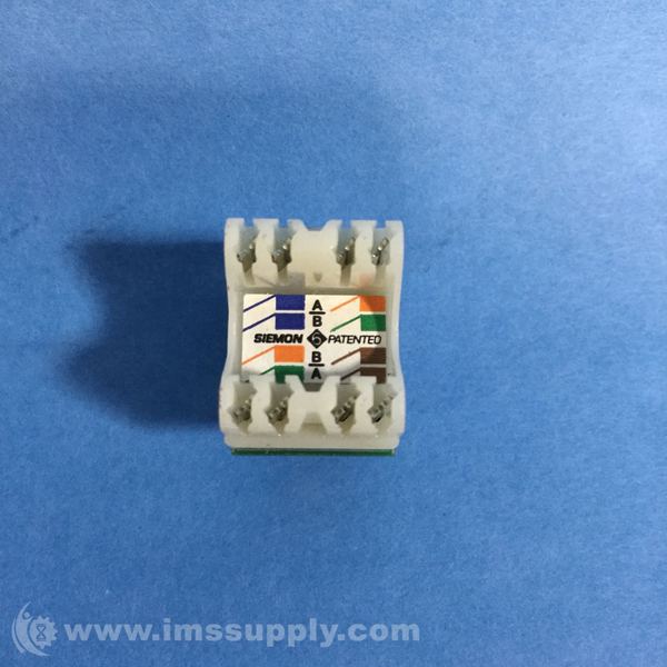 Siemon MX6-02 Angled UTP Module - IMS Supply