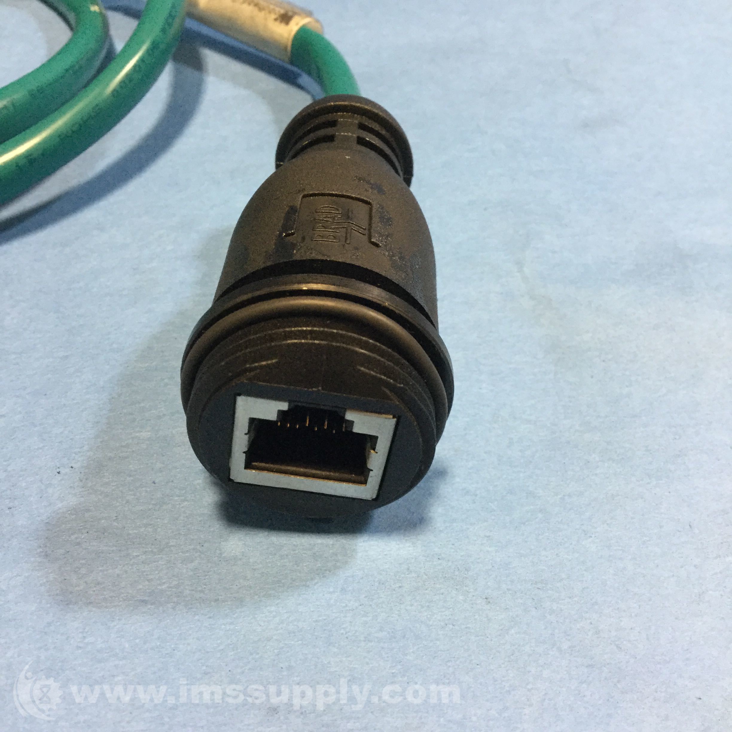 Woodhead Brad E51A03002M010 Connector M12 Male to RJ45 Female - IMS Supply