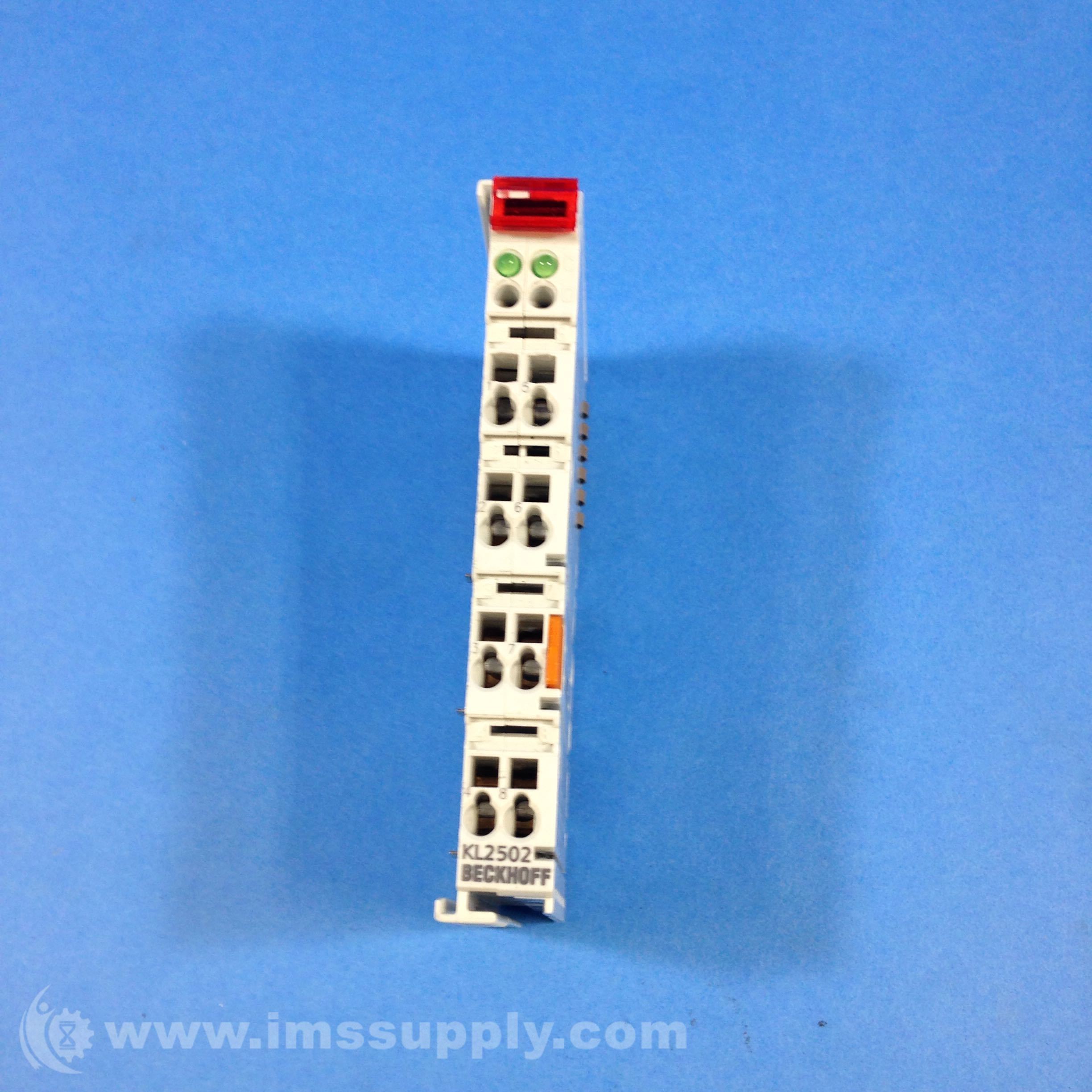 Beckhoff KL2502 2-Channel Pulse Width Output Terminal 24V DC - IMS Supply