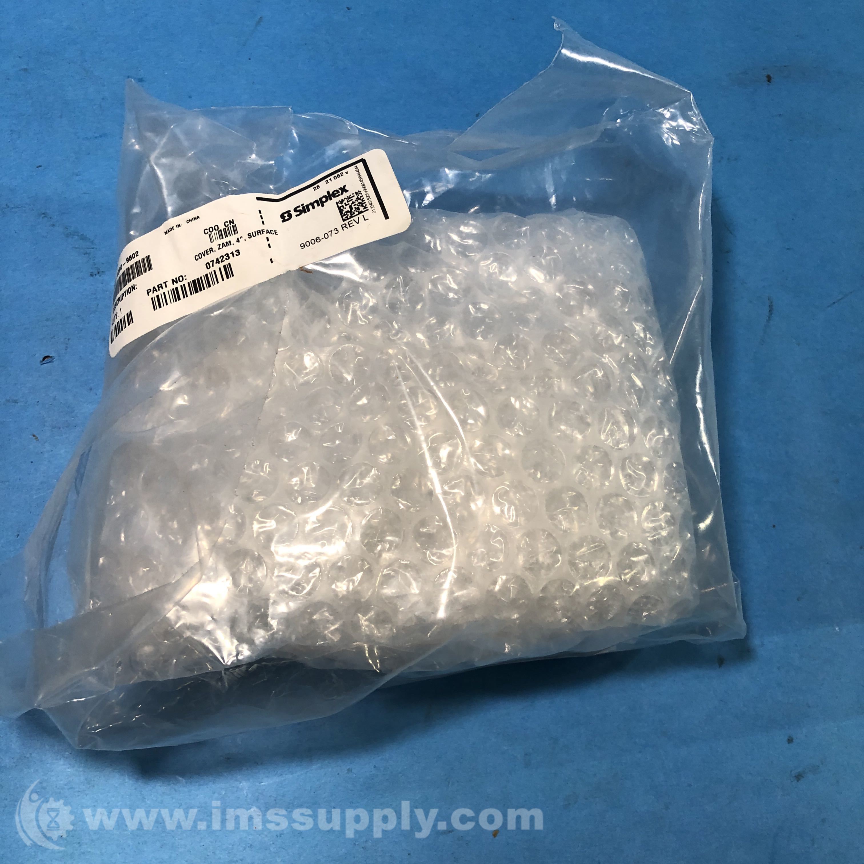 Simplex 4090-9802 Surface-Mount Zam Cover, 4" Surface - IMS Supply