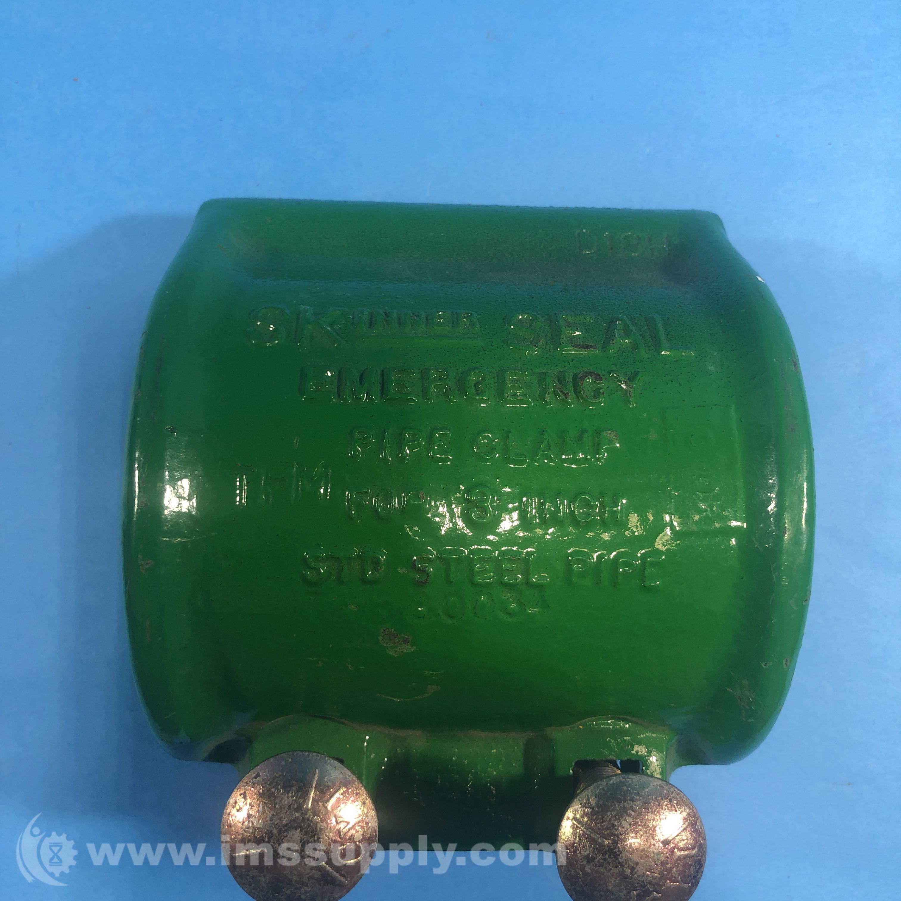 Skinner Size 3 inch Emergency Pipe Clamp - IMS Supply