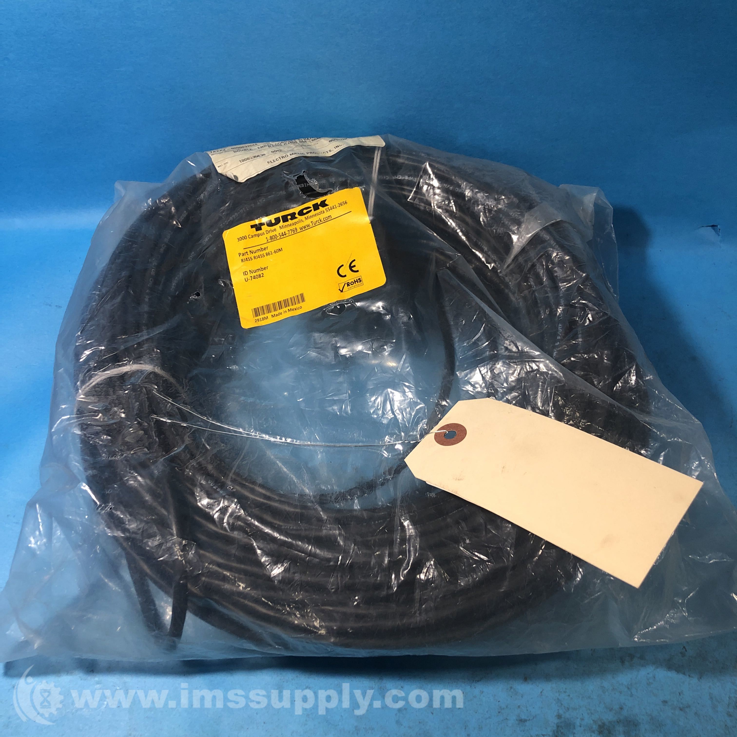 Turck RJ45S RJ45S 861-60M Double-ended Cable / Cordset - IMS Supply