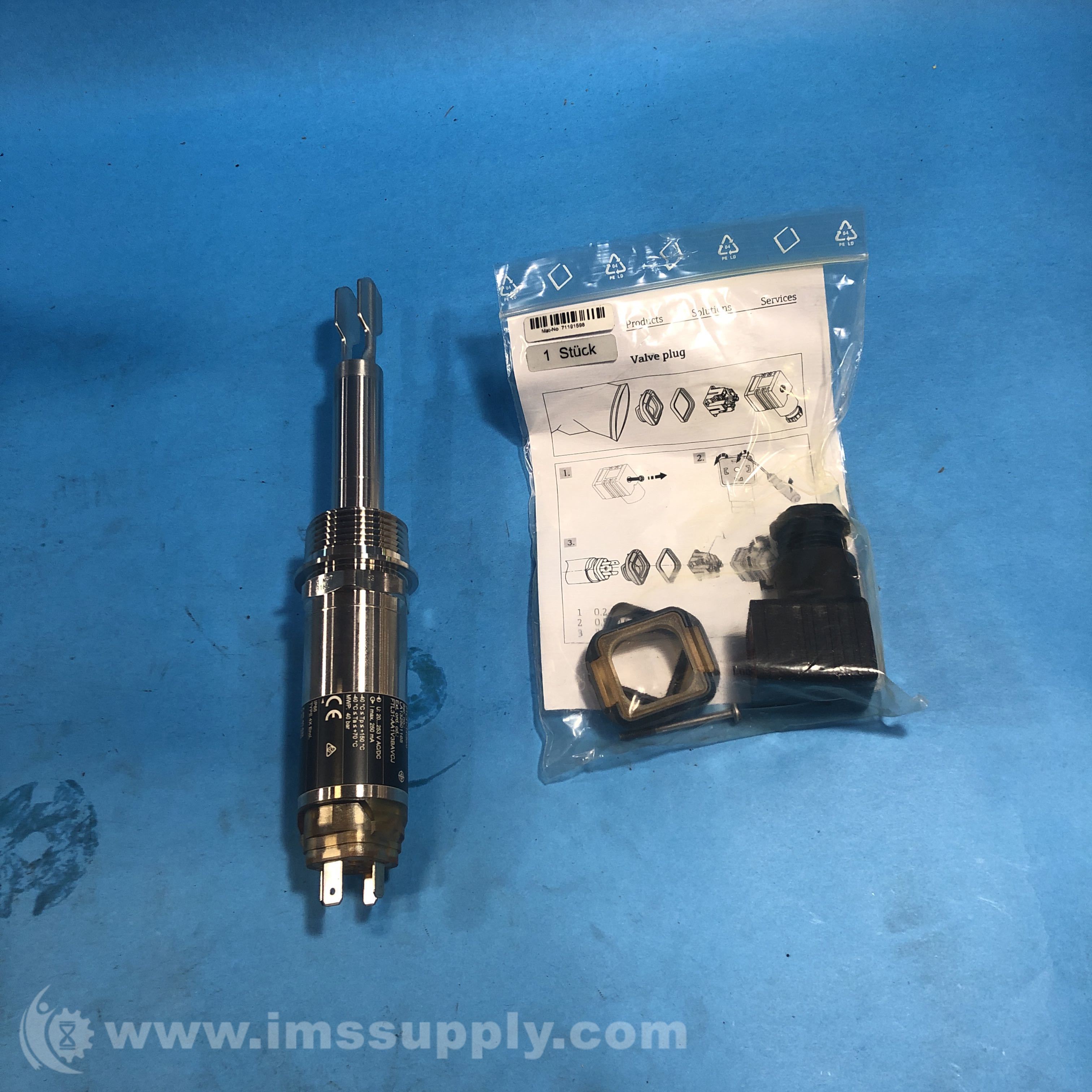 Endress & Hauser FTL31-AA1V3BAVCJ Point Level Switch - IMS Supply