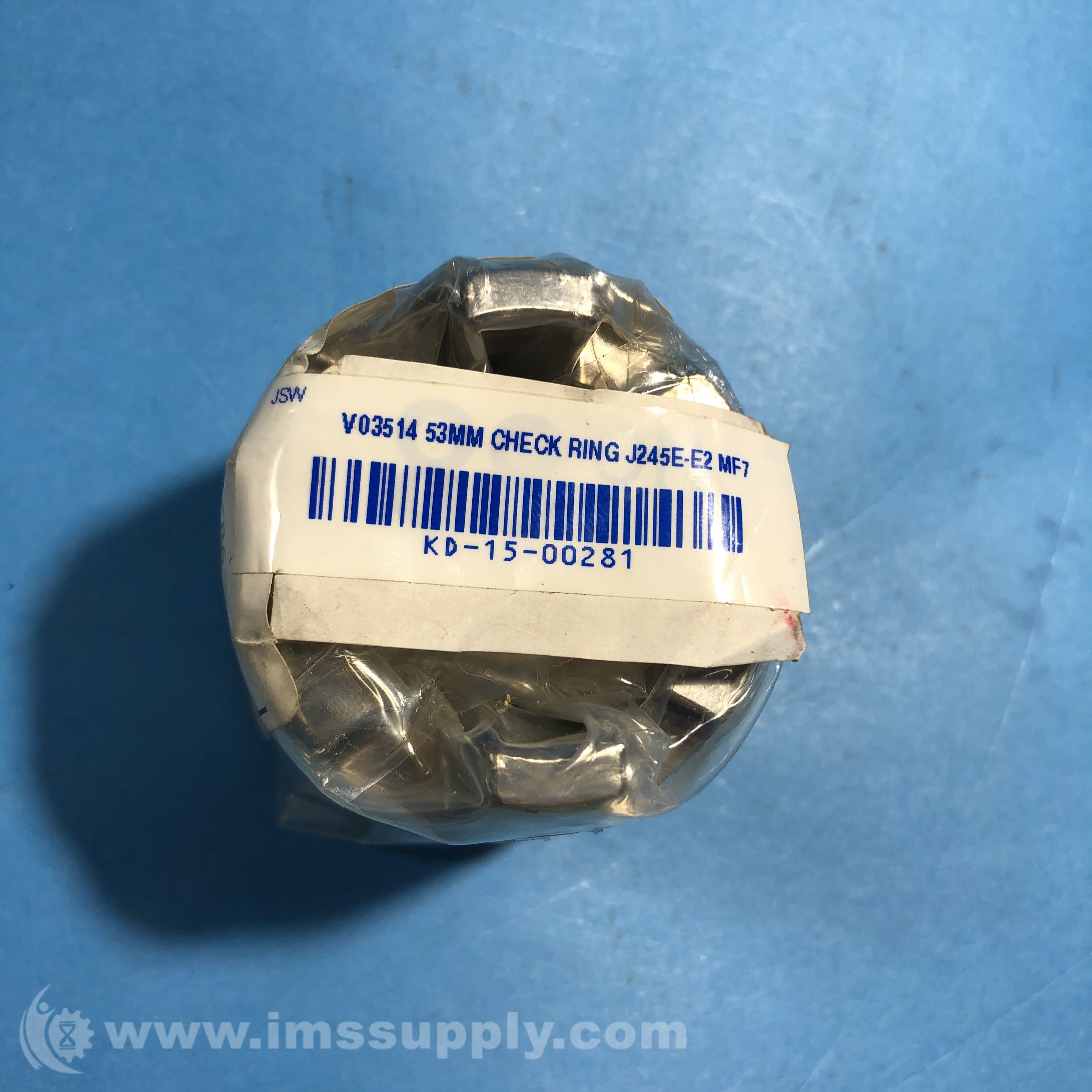 Jsw V03514 53 MM Check Ring, J245E-E2 MF7 - IMS Supply