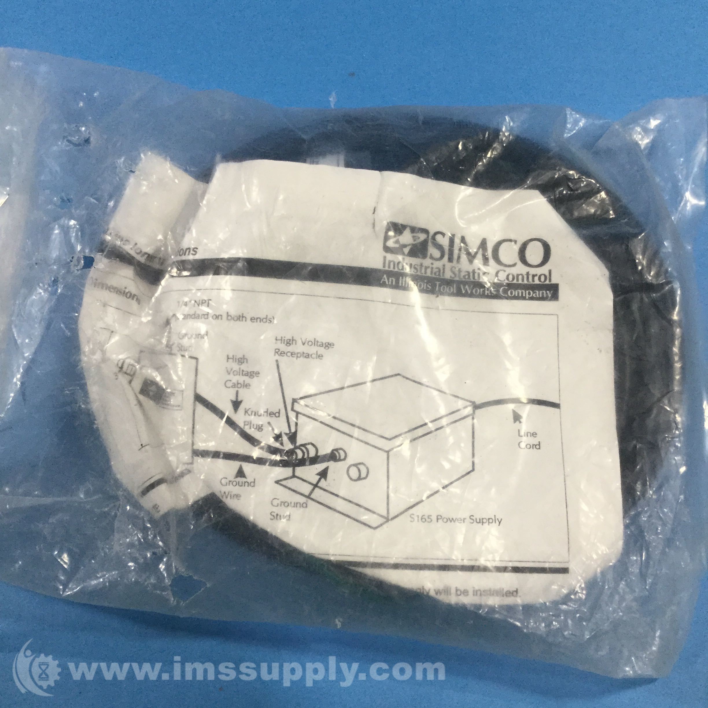 Simco 5000V Rms Work In Line Ionizer, Static Neutralizer - IMS Supply