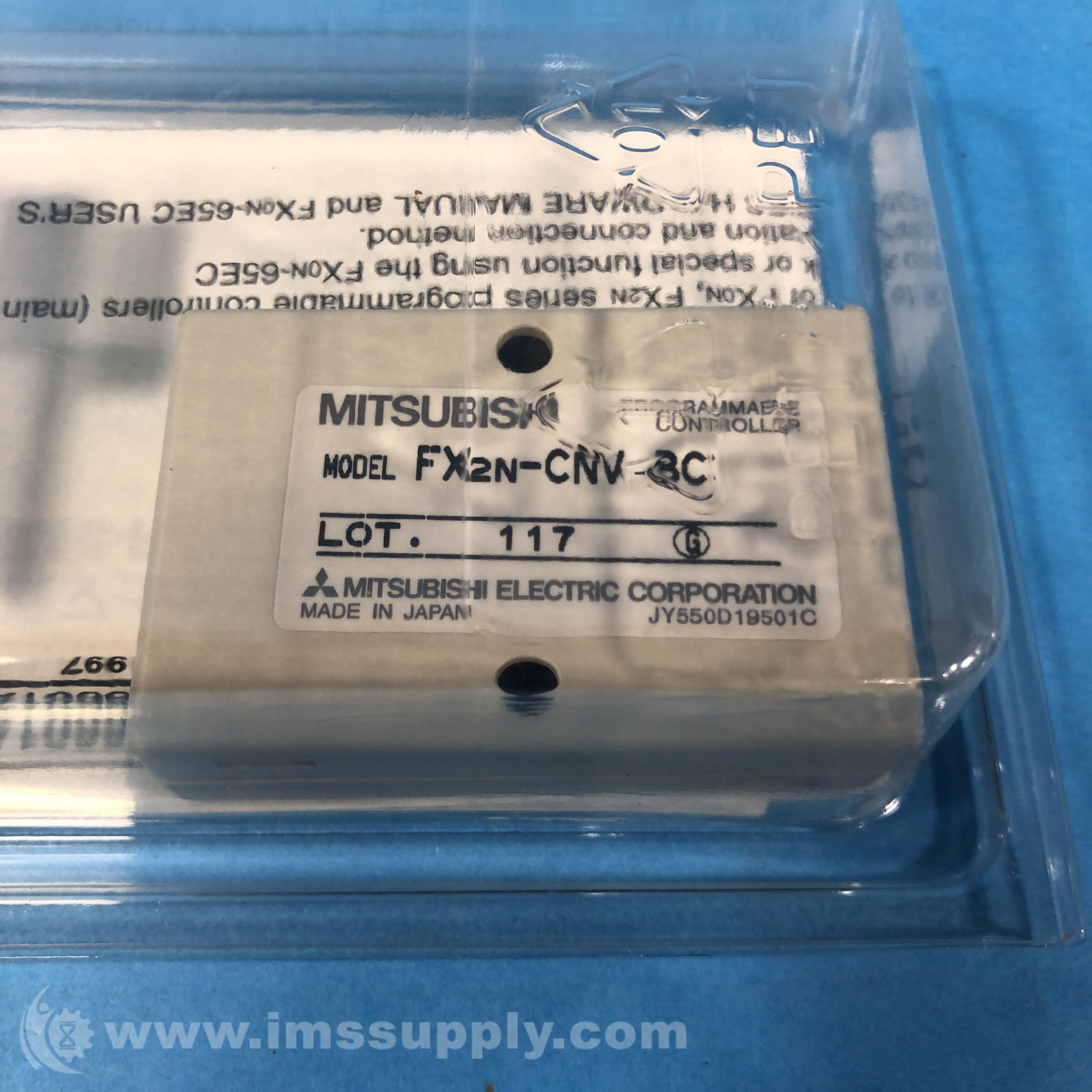 Mitsubishi FX2N-CNV-BC Programmable Controller - IMS Supply