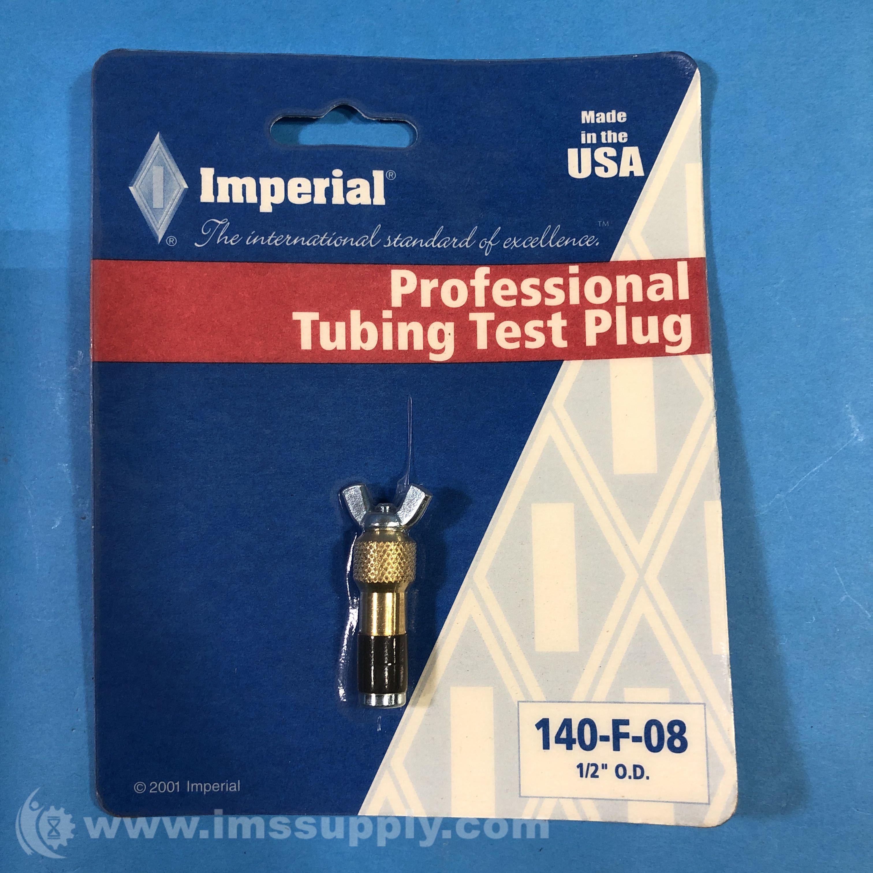 Imperial 140-F-08 Tubing Test Plug - IMS Supply