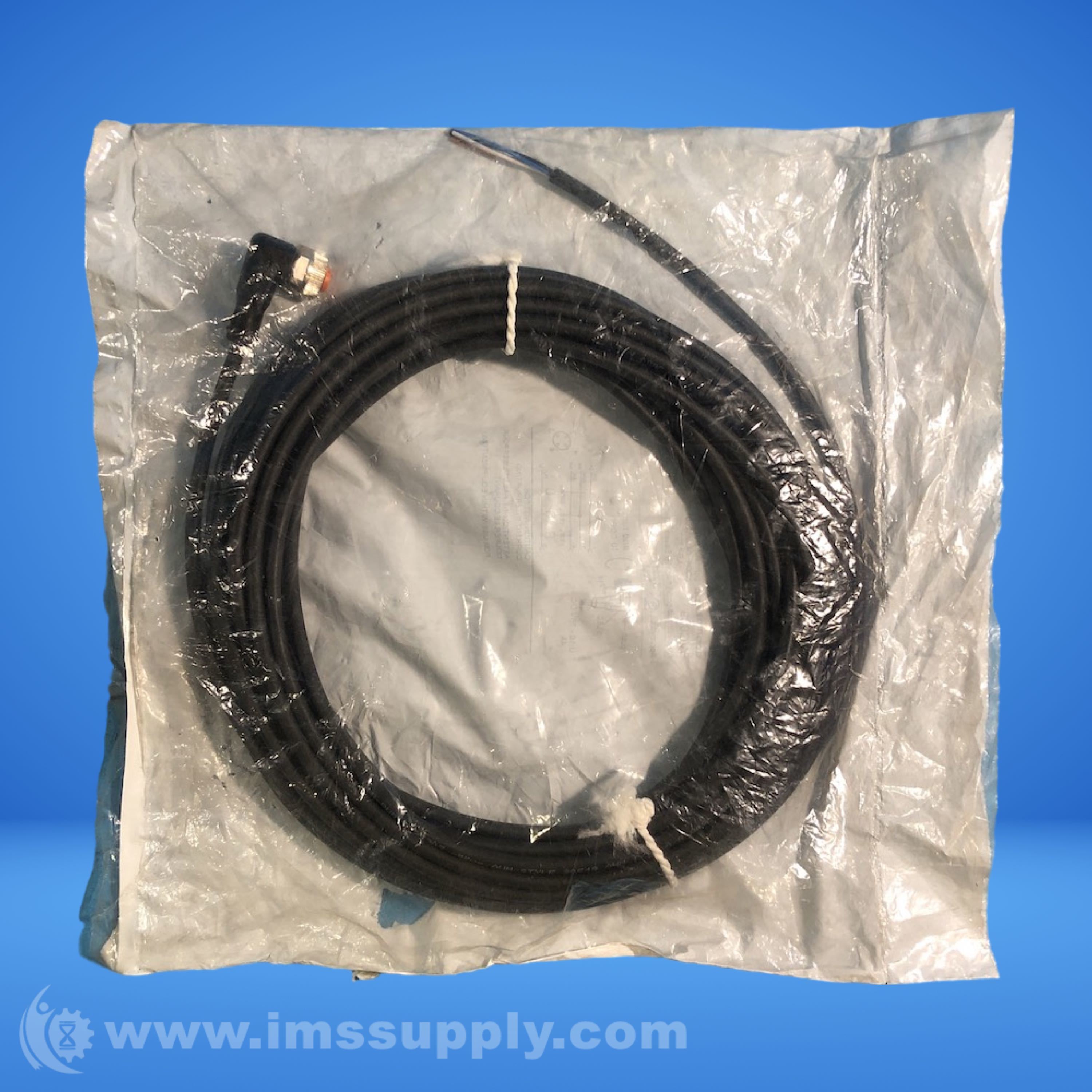 Ifm EVC009 Cordset, M12 Female R/A, 4 Wire, 5 Pin, LED, 10m, PUR - IMS ...