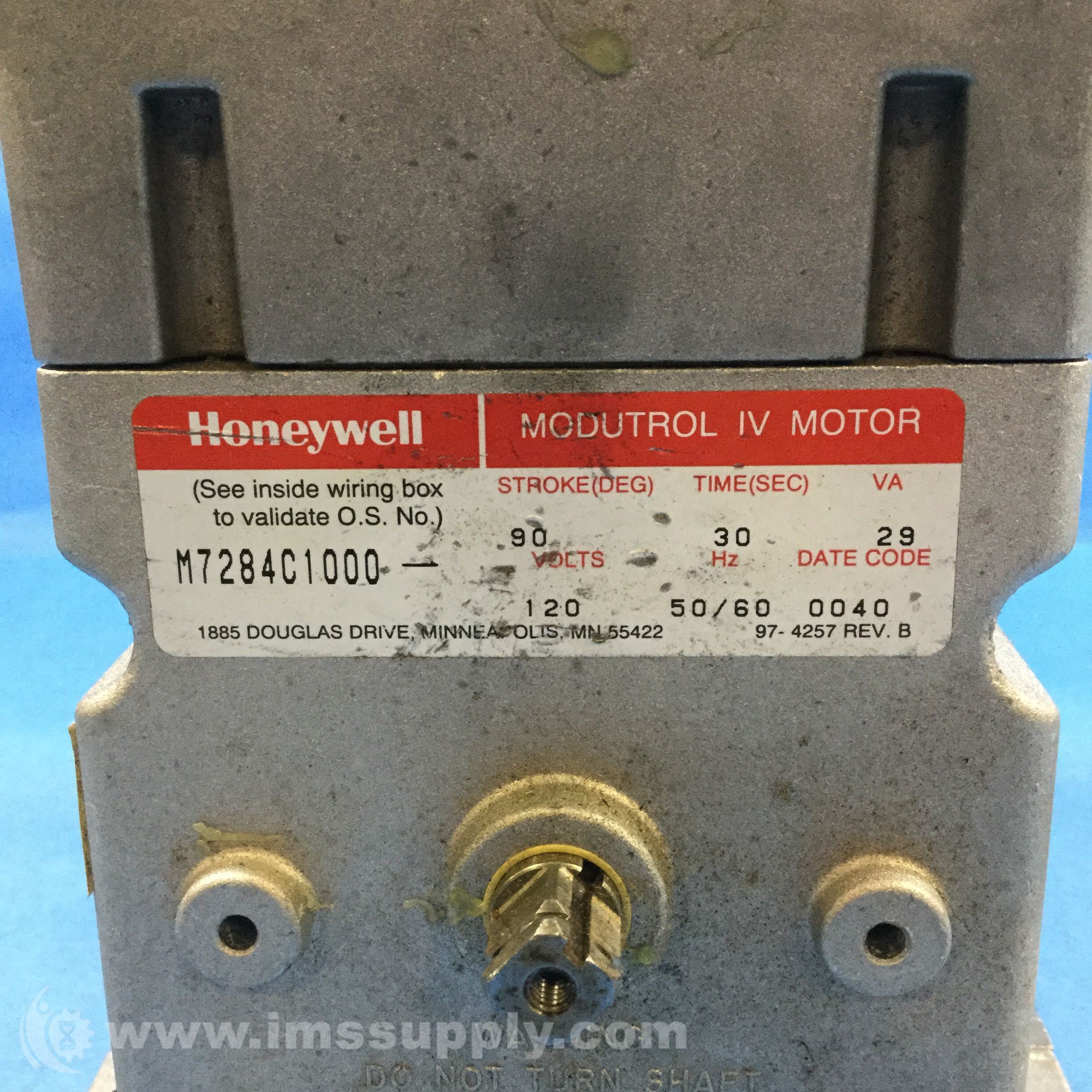 Honeywell M7284C1000 Modutrol IV Actuator Motor - IMS Supply