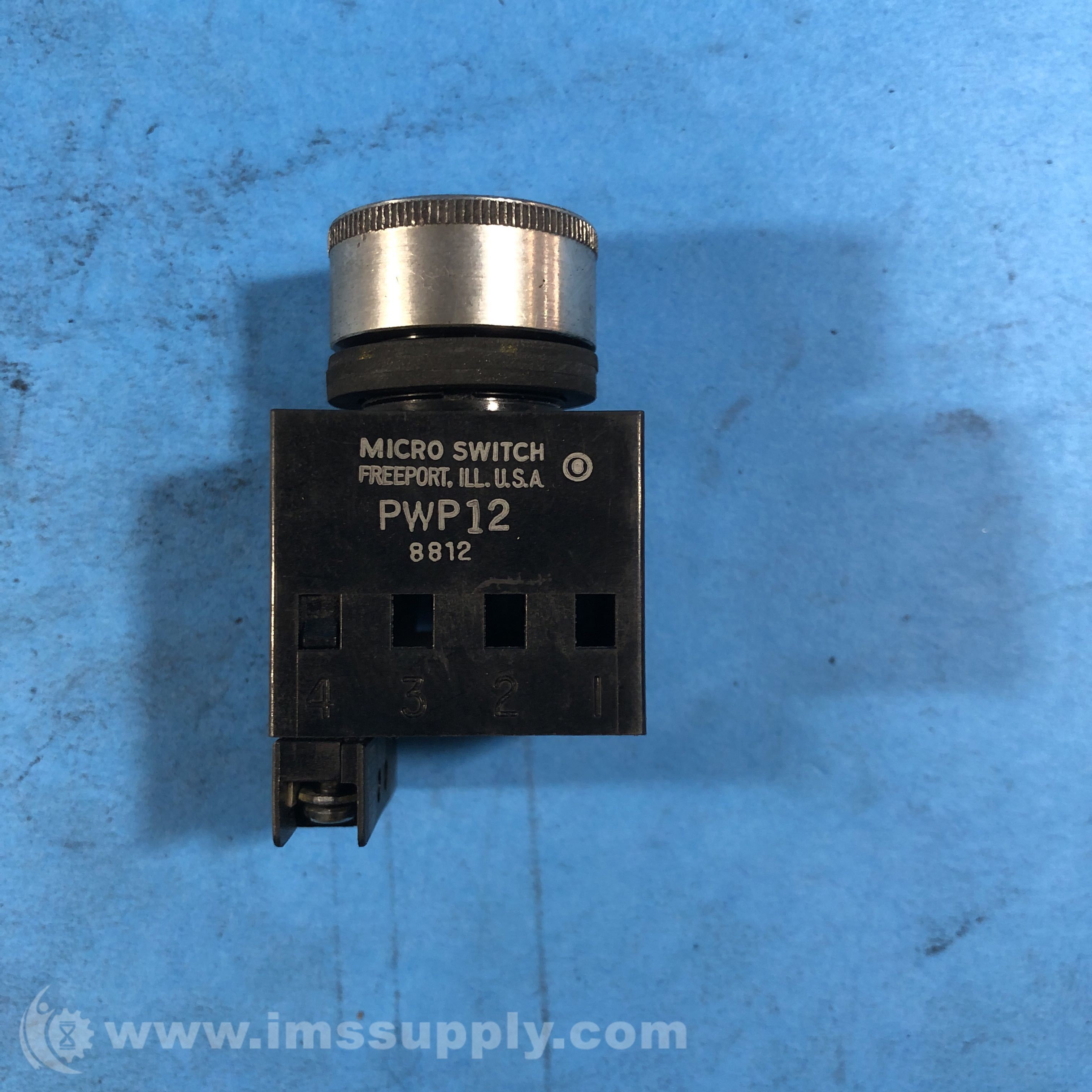 Micro Switch PWP12 Unlighted Pushbutton - IMS Supply