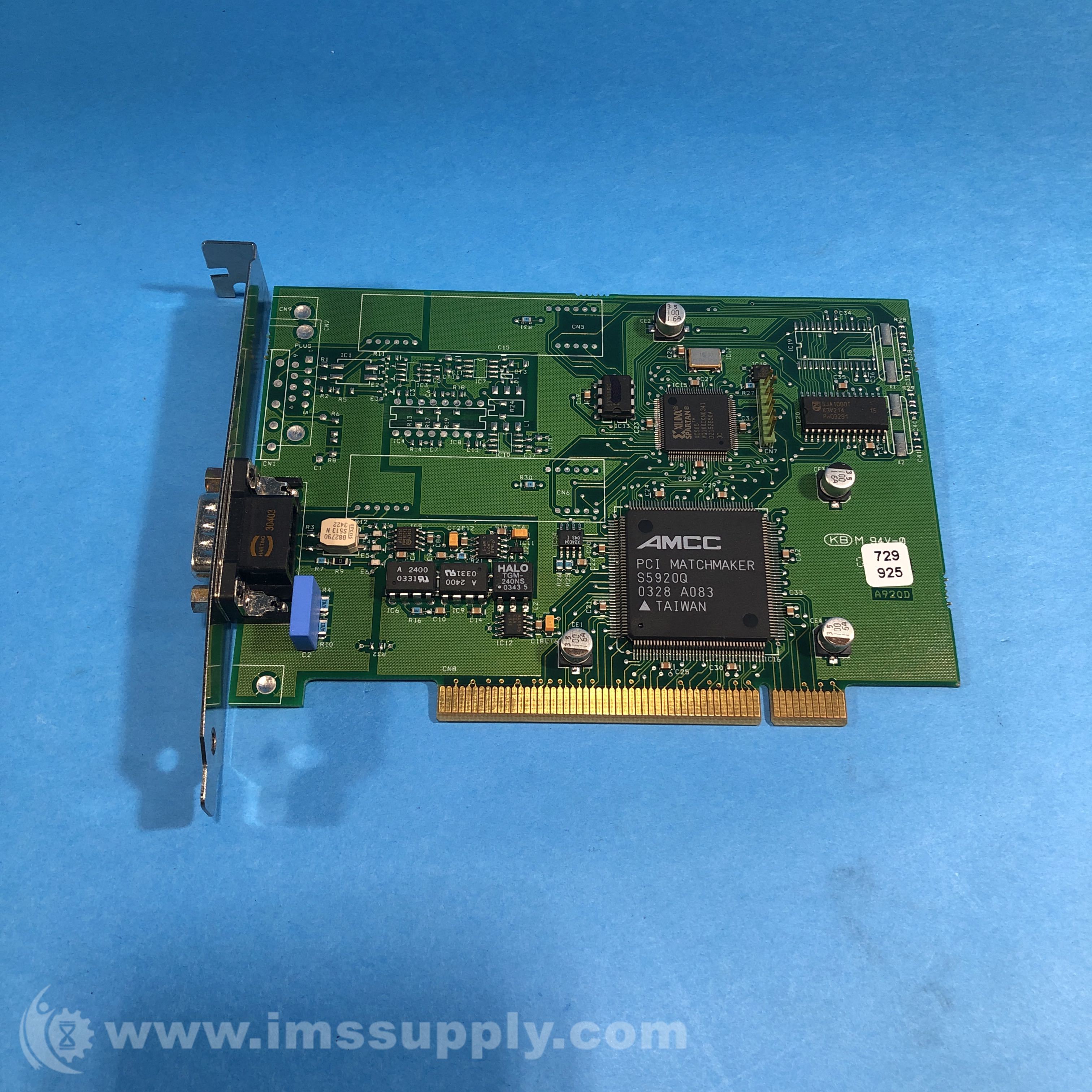 Kvaser 733-0130-00082-7 Controller Interface Card - IMS Supply