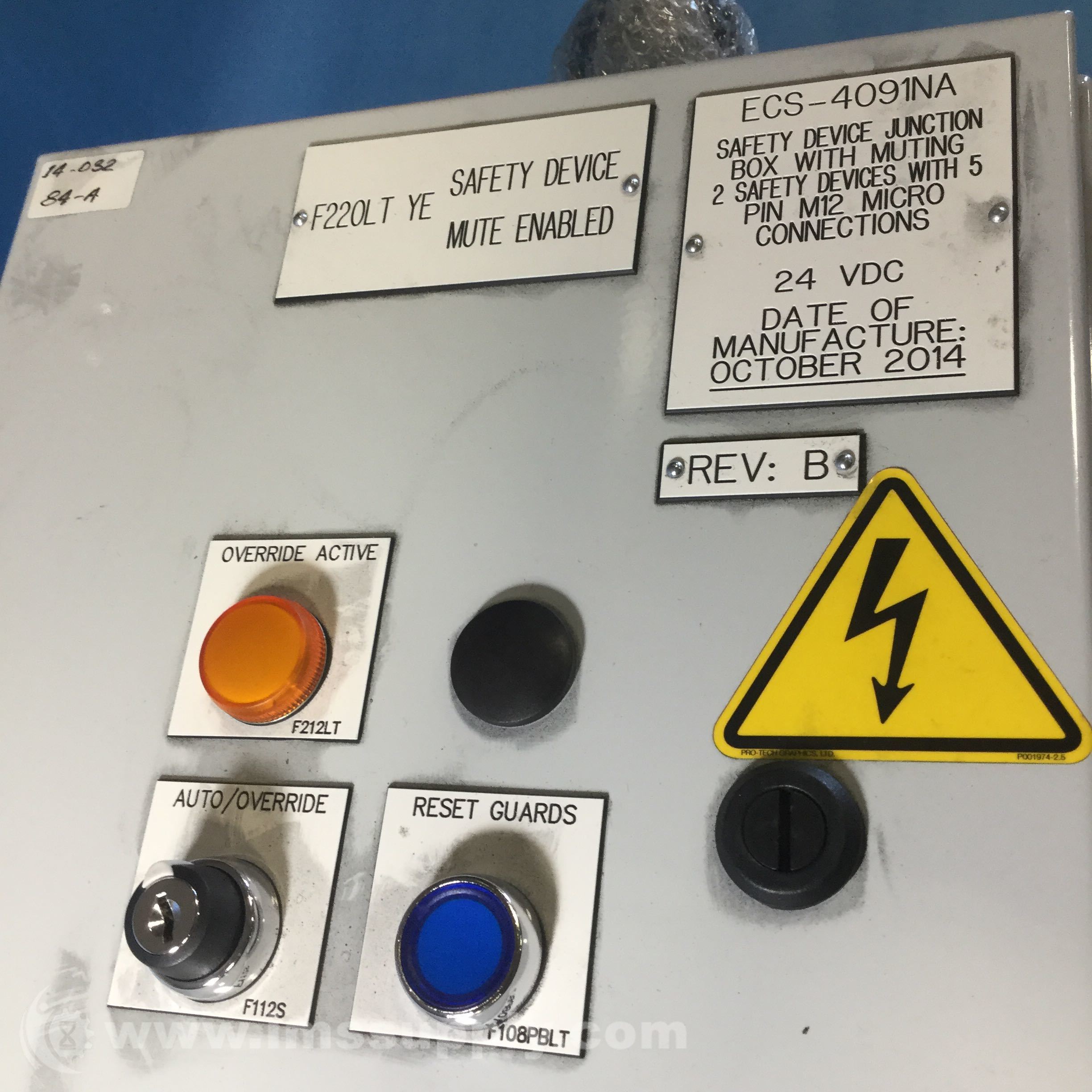 Indicon ECS4091NA Safety Device Junction Box Safety I/O Module - IMS Supply