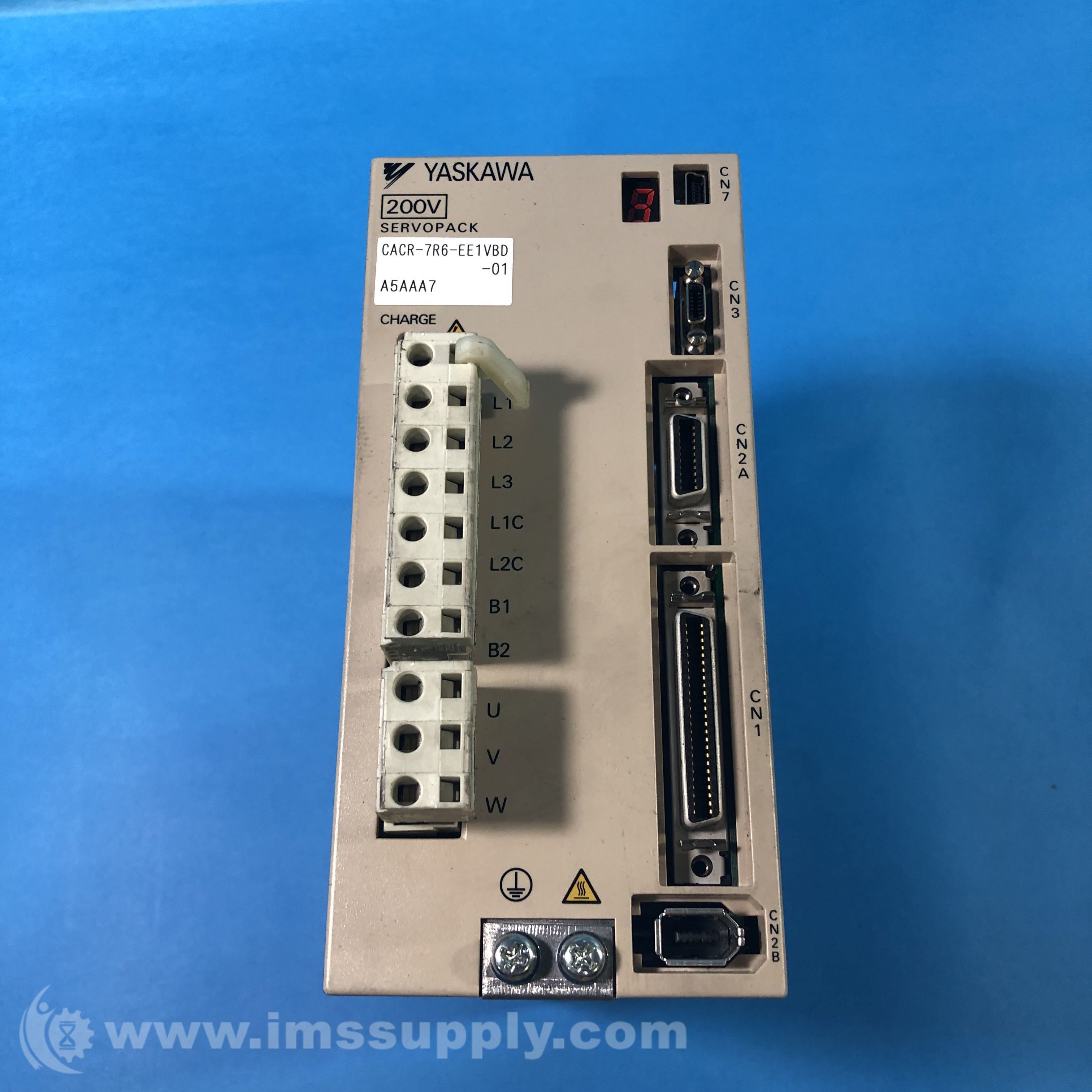 Yaskawa CACR-7R6-EE1VBD-01 Servopack - IMS Supply