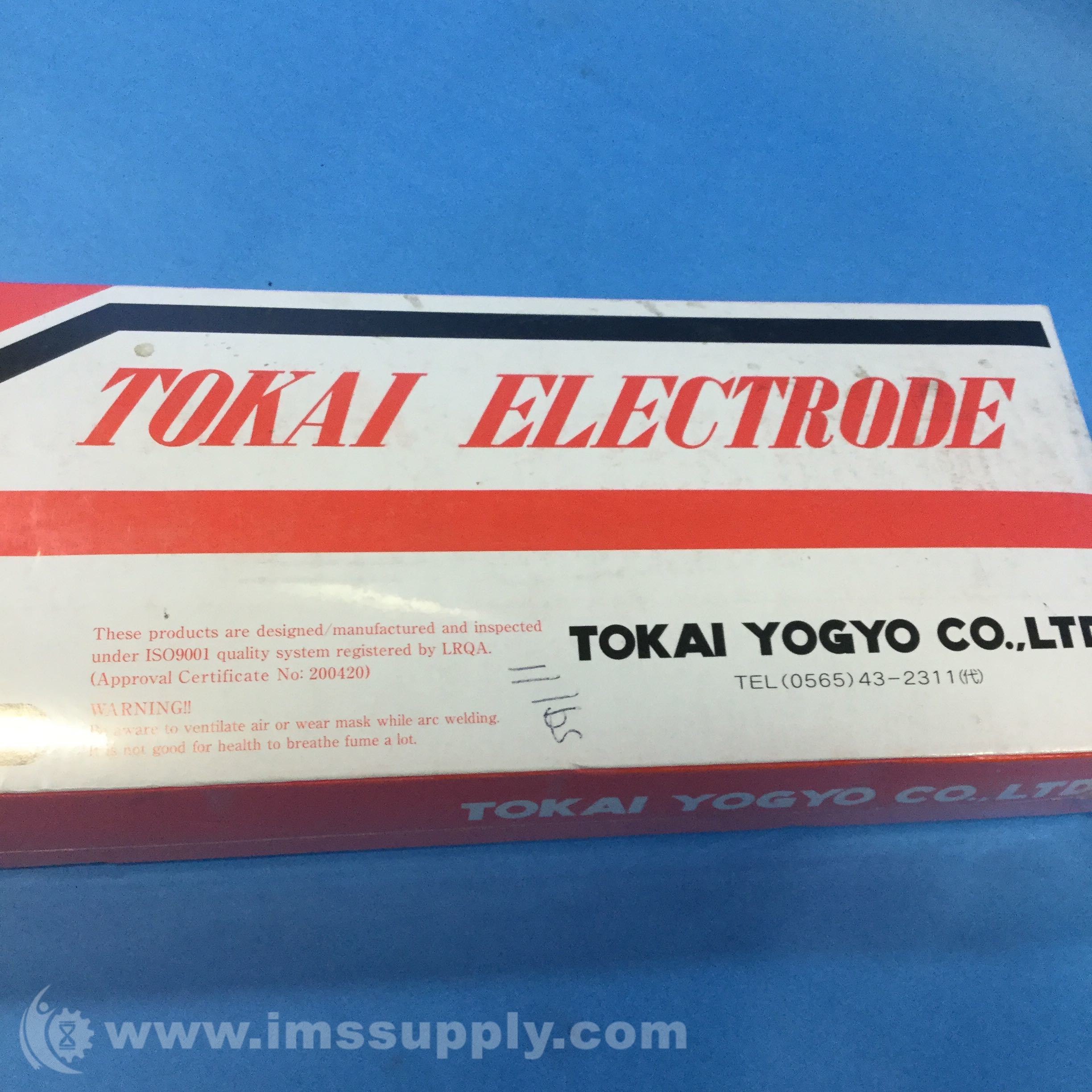 Tokai TM-11CR covered Electrode Welding Material - IMS Supply