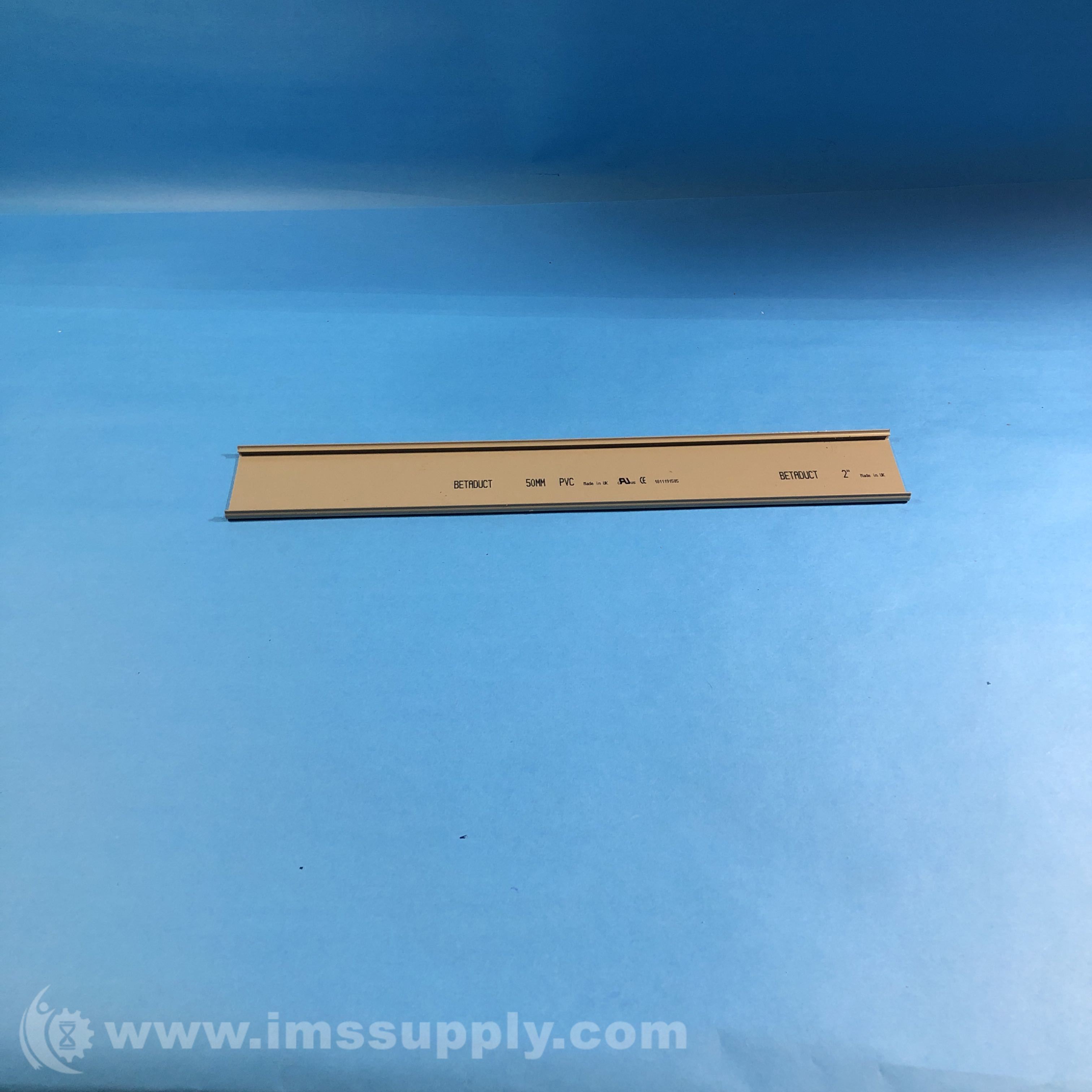 Betaduct 50MM PVC Cable Duct Cover, 15'' LG - IMS Supply