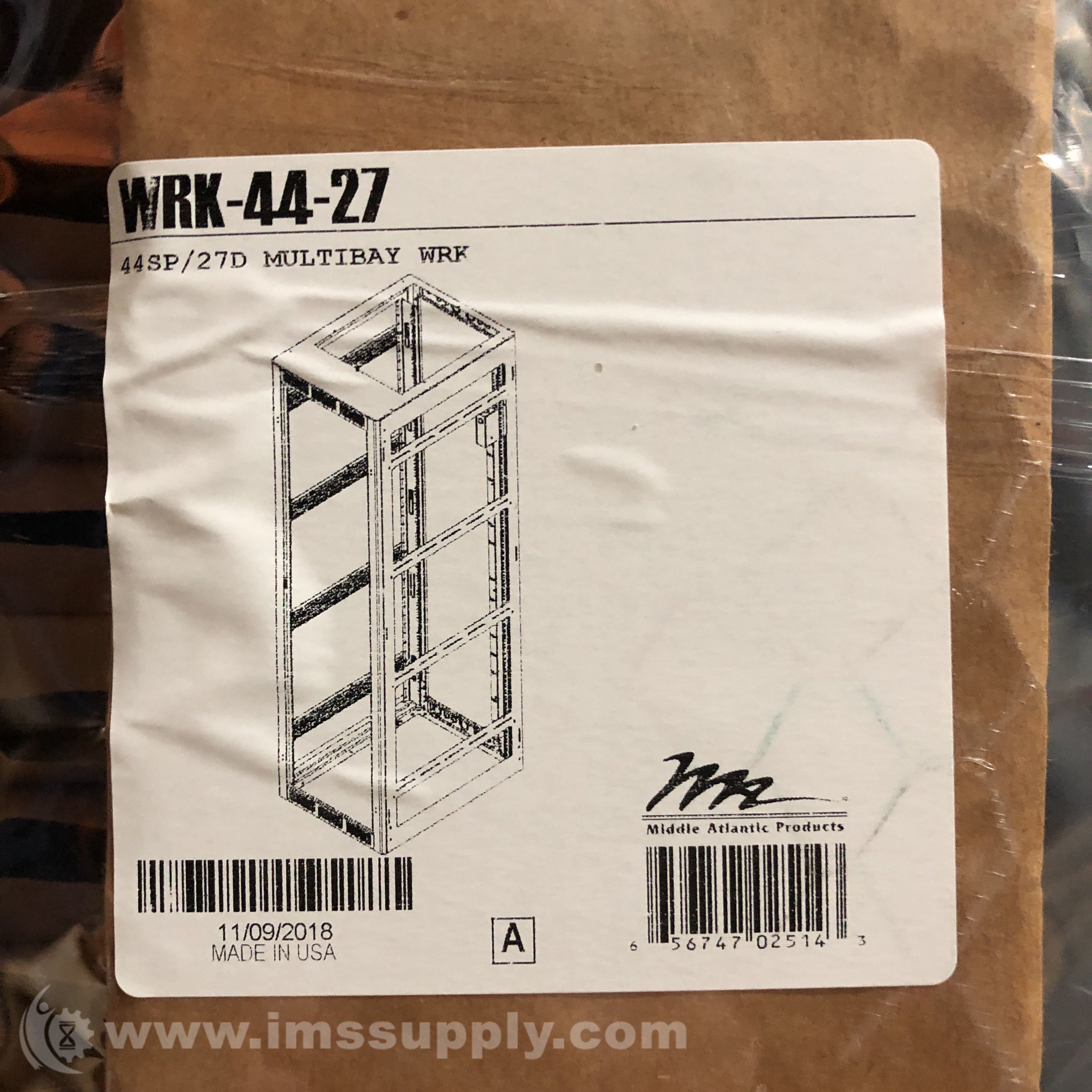 Middle Atlantic Products wrk-44-27 Gangable Enclosure - IMS Supply