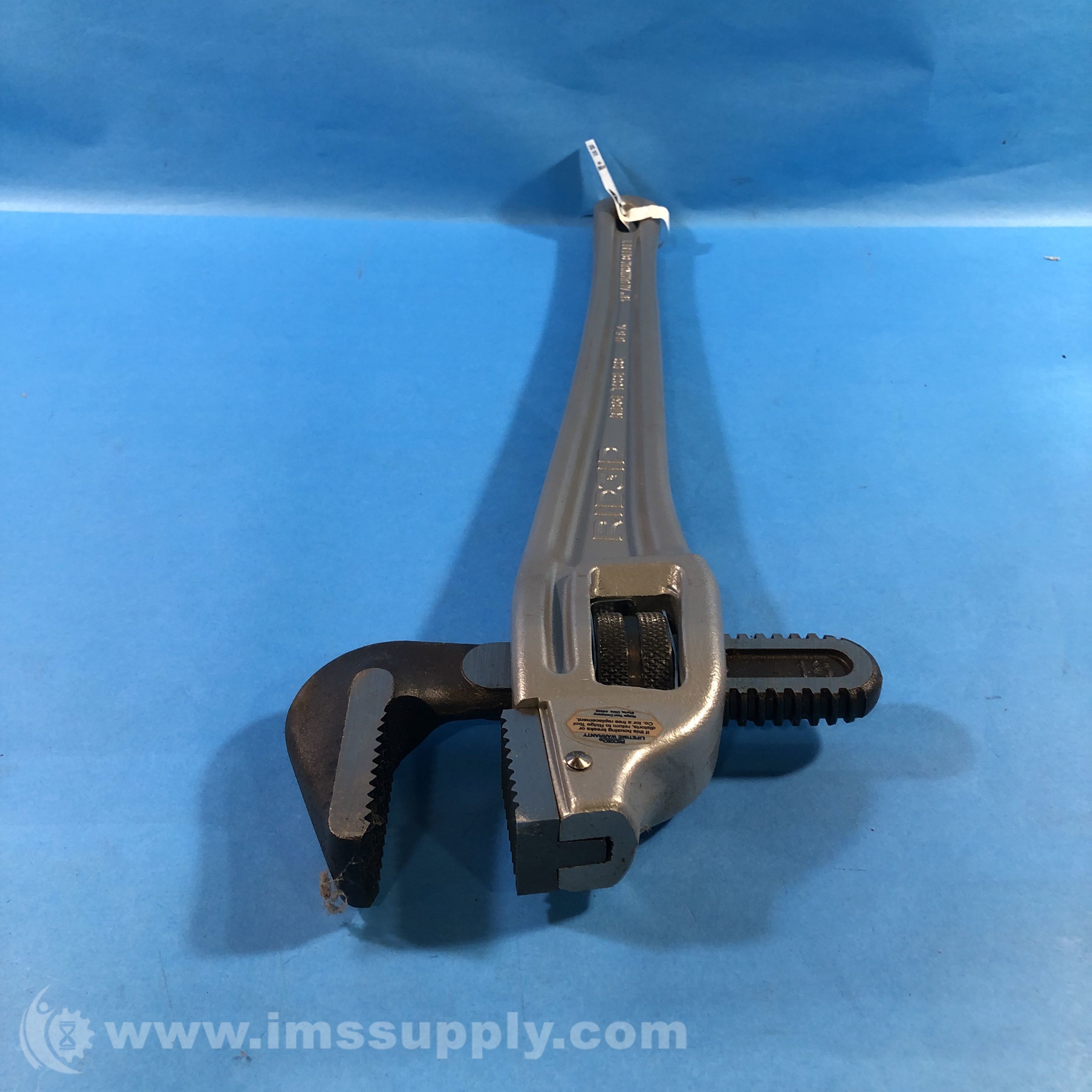 Rigid Tool 31125 18 Aluminum Offset Pipe Wrench - IMS Supply