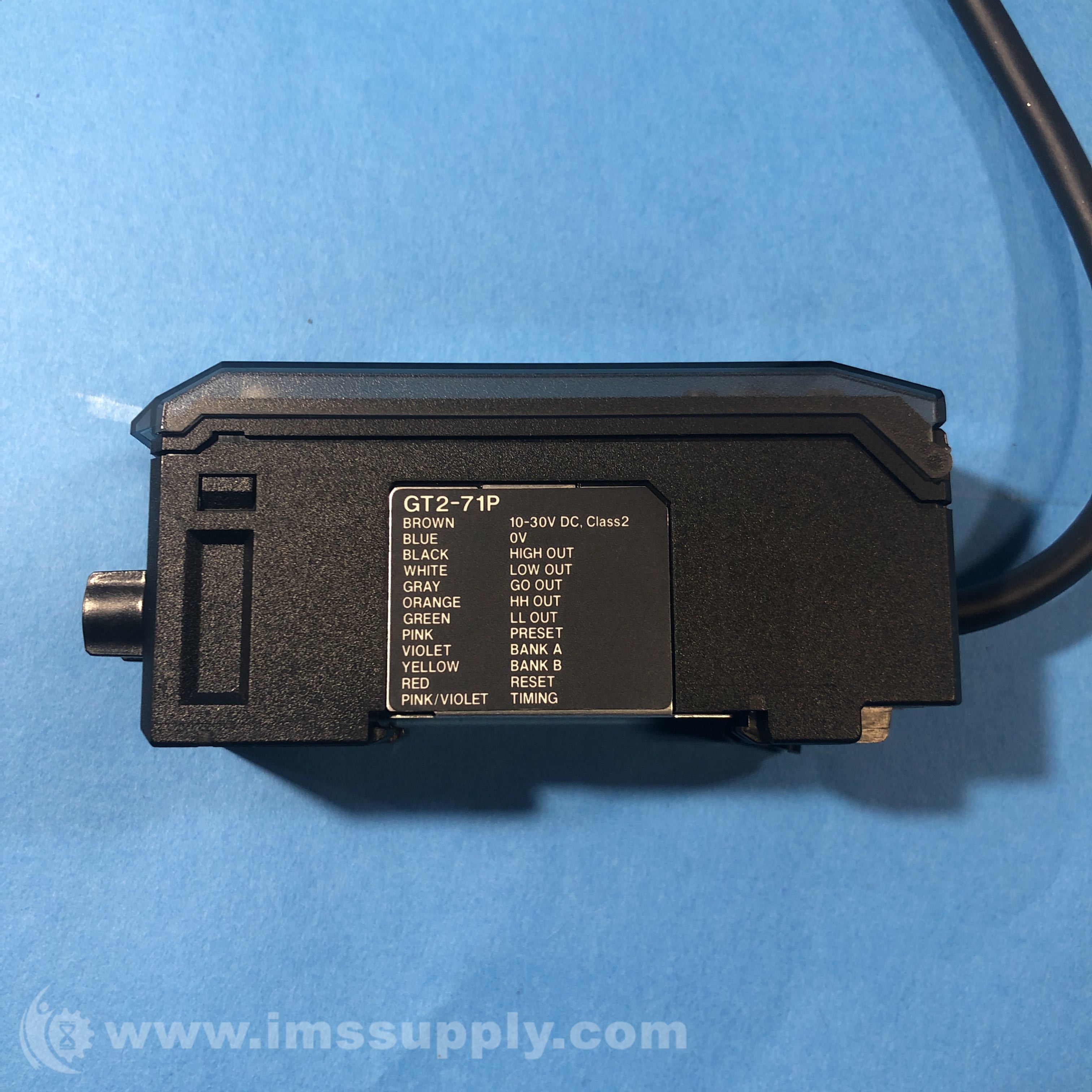 Keyence GT2-71P Sensor Amplifier PNP DIN-Rail Mount 10-30VDC - IMS Supply