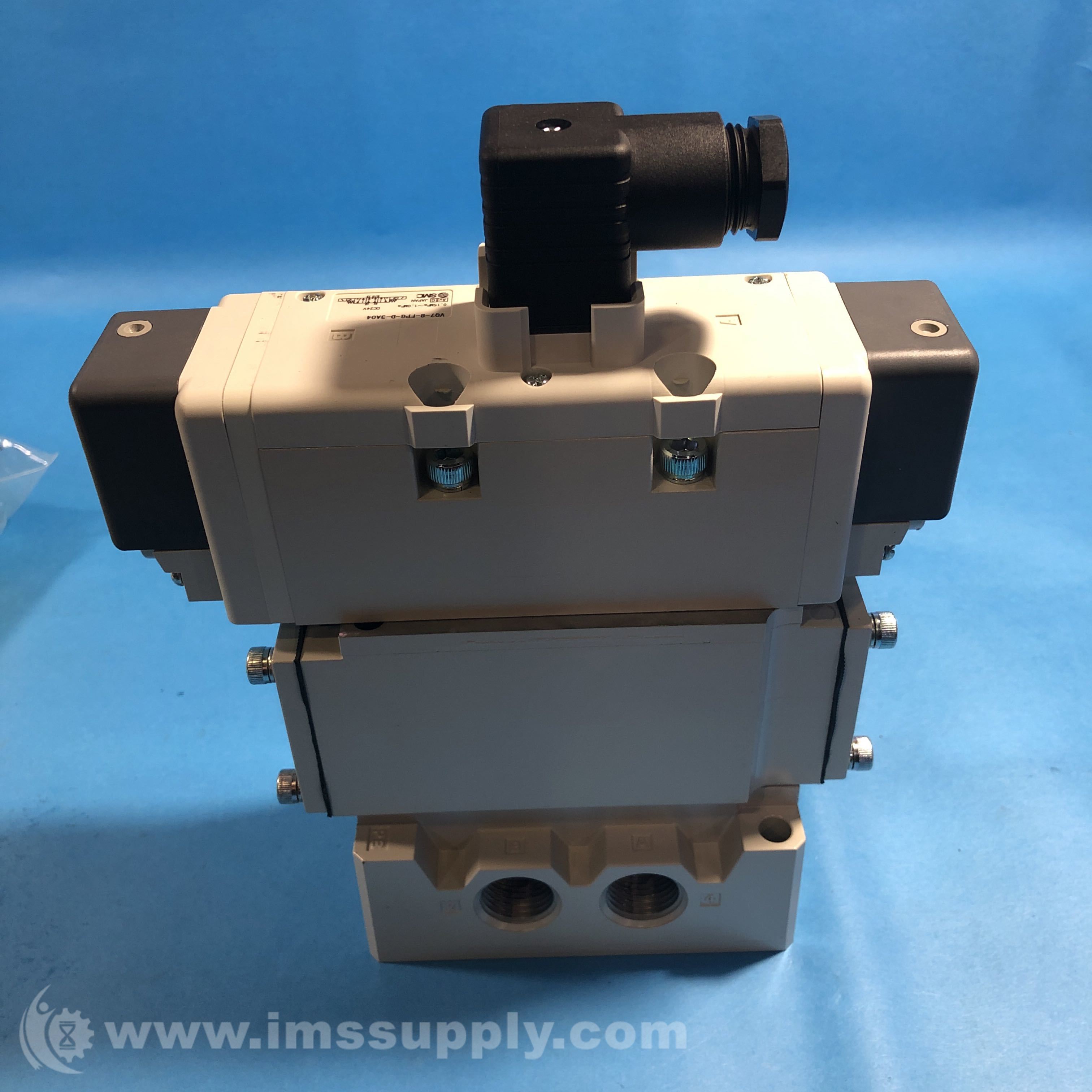 SMC VQ7-8-FPG-D-3A04 Solenoid Valve - IMS Supply