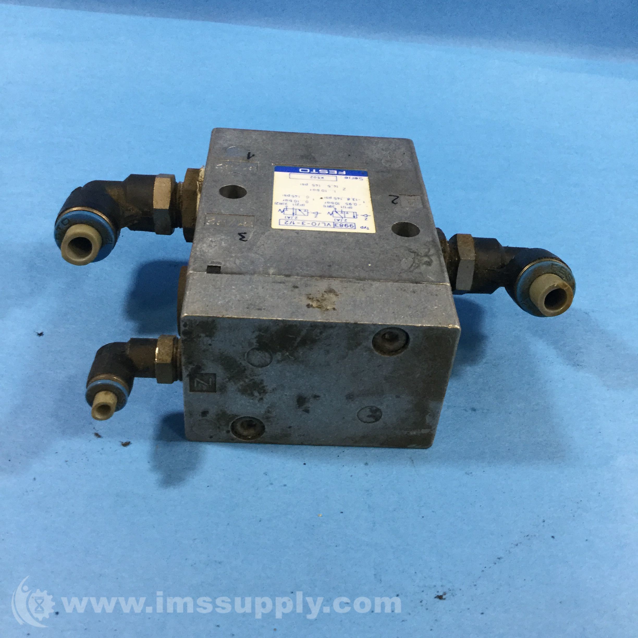 Festo 9983 Pneumatic Valve - IMS Supply