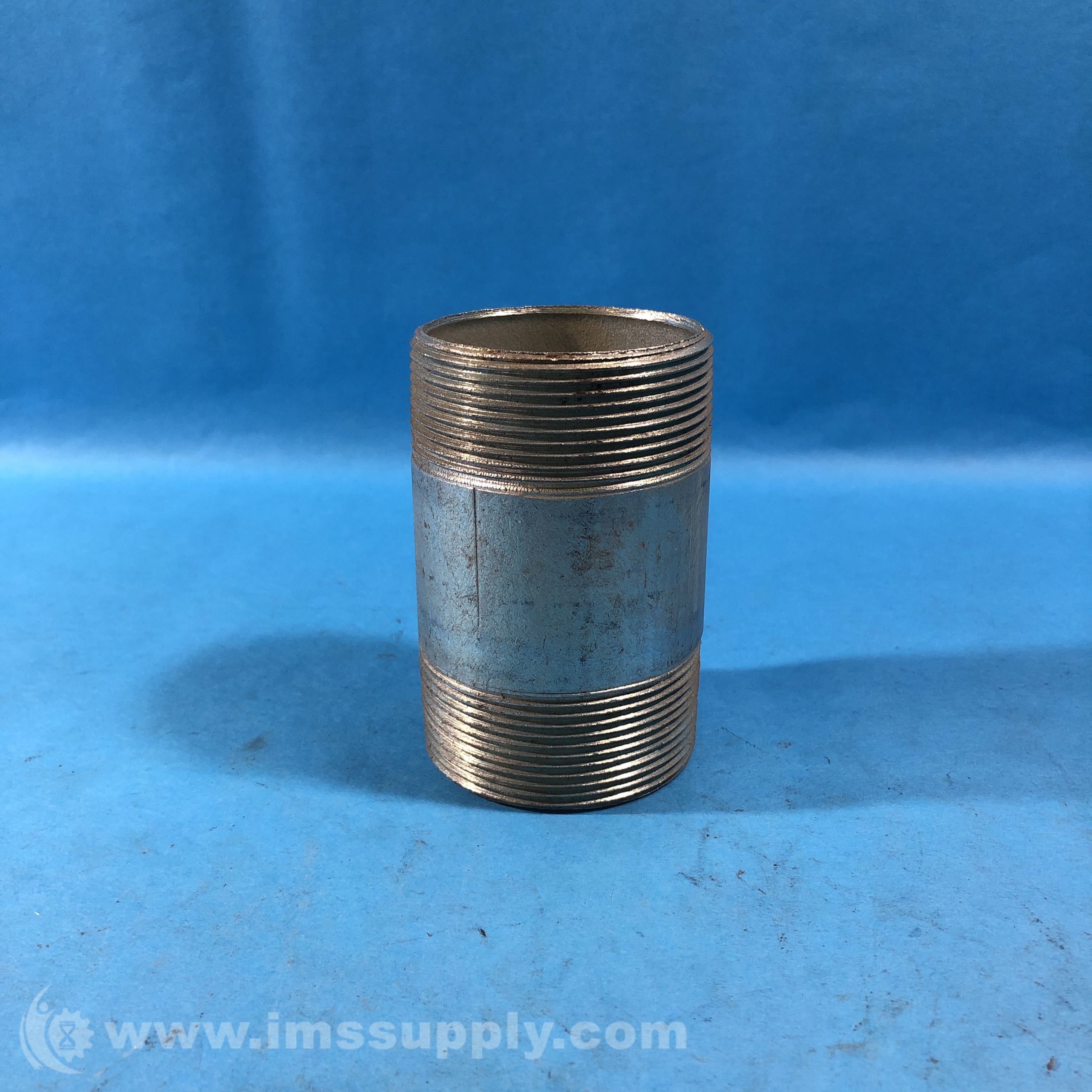 Stainless Steel Threaded on Both Ends Pipe Nipple - IMS Supply