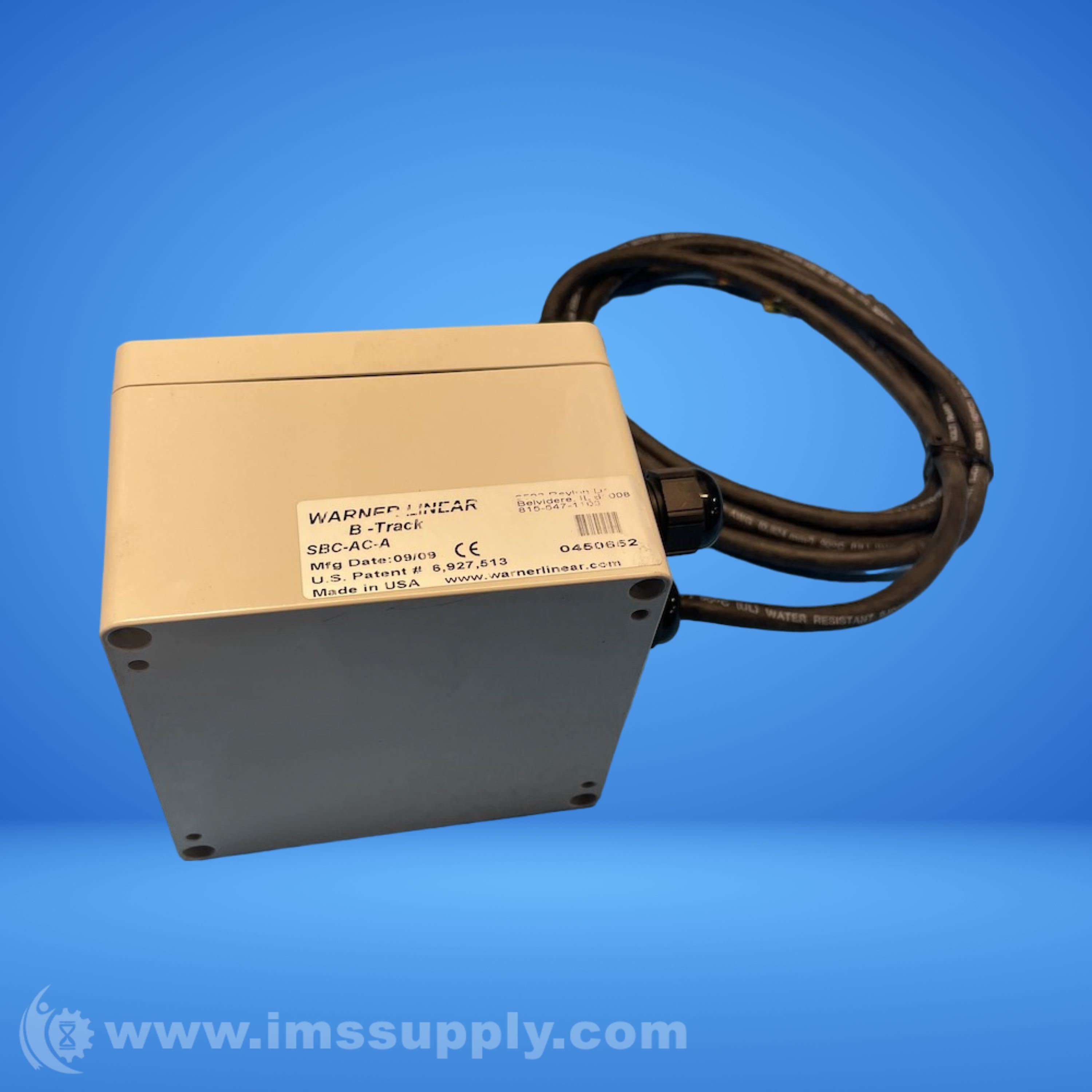 Warner Linear SBC-AC-A Pneumatic Actuator - IMS Supply