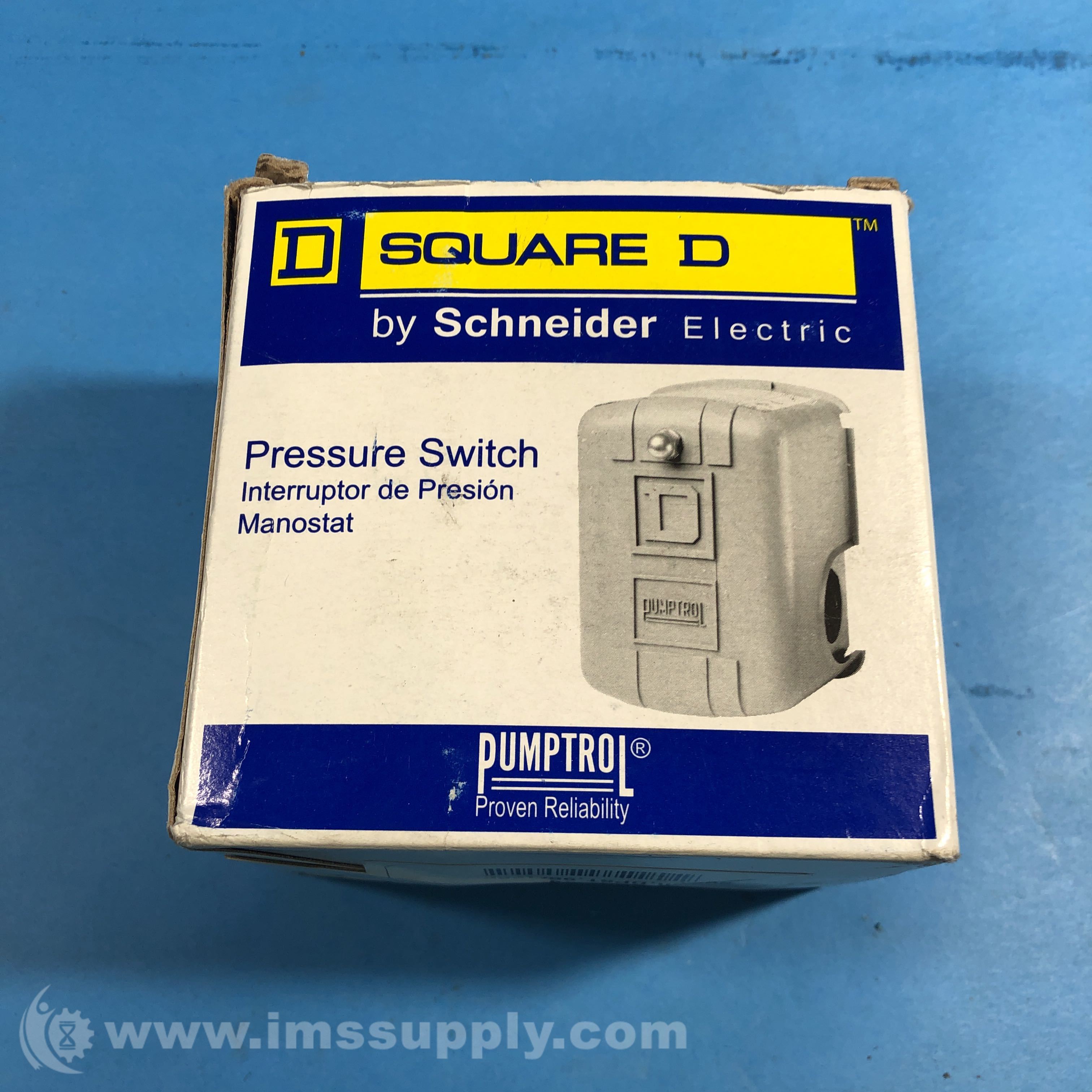 Square D 9013FHG19J52X Pressure Switch - IMS Supply
