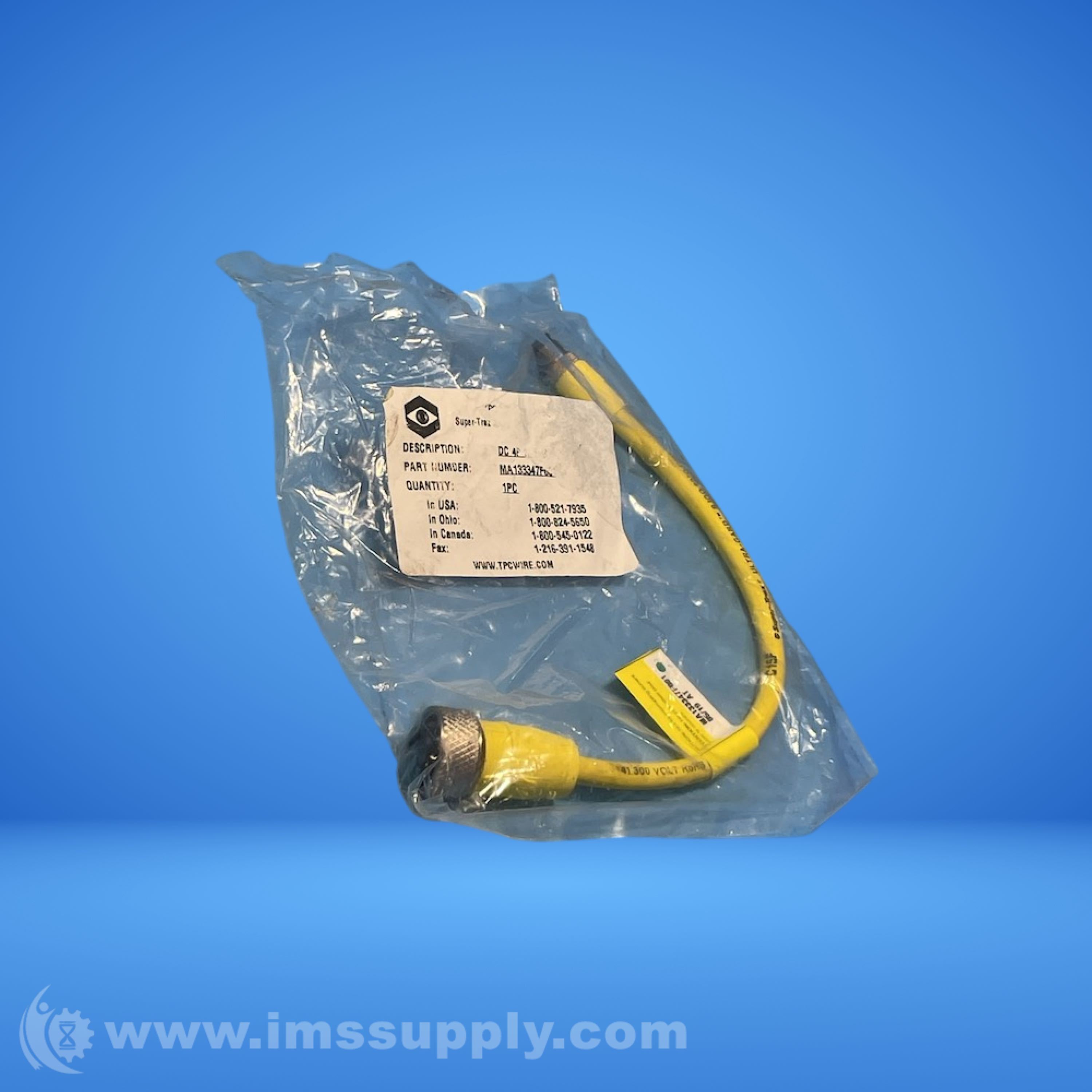 Tpc Wire & Cable MA133347F001 Connector Cable - IMS Supply