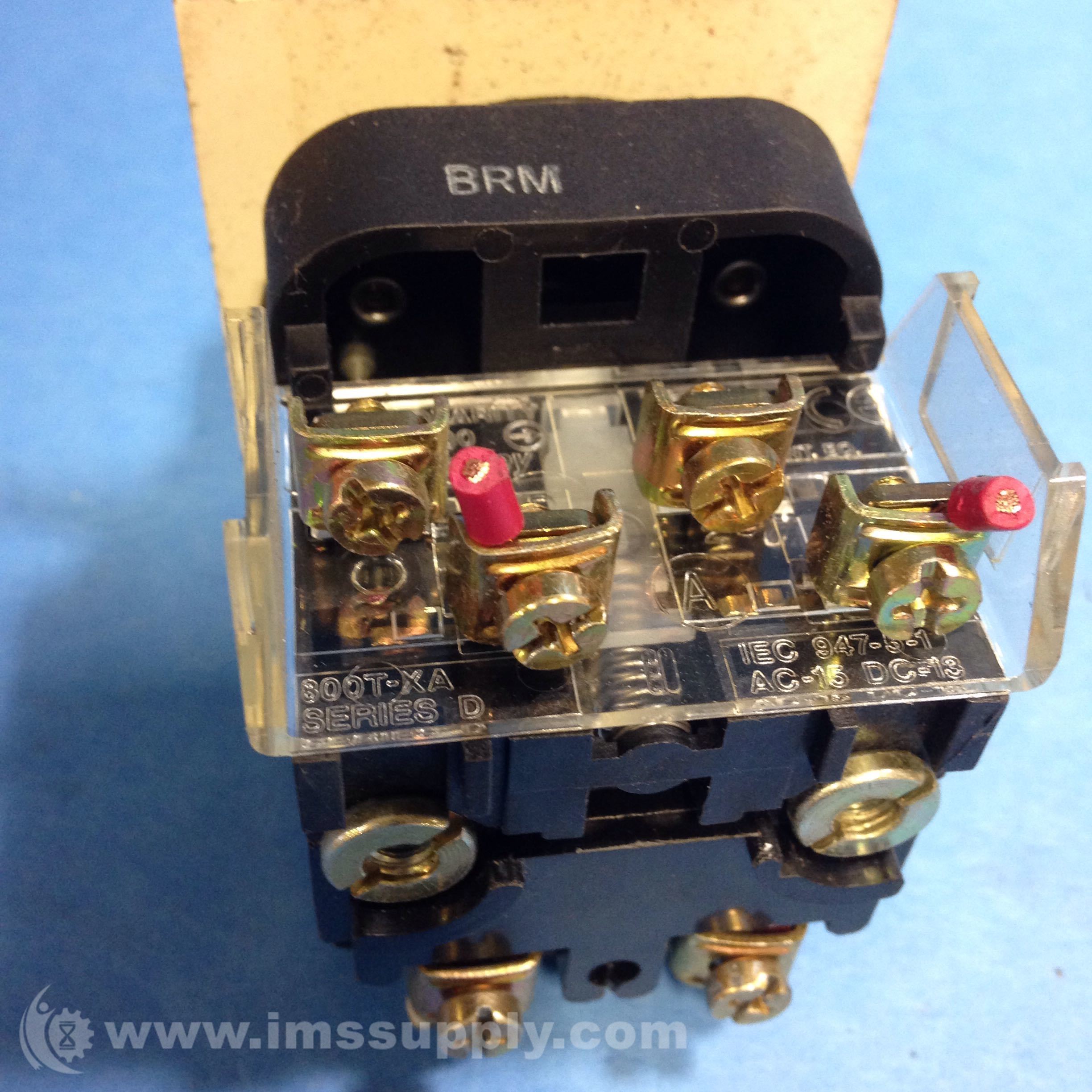 Allen Bradley 800T-PB16 Momentary Pushbutton 120V - IMS Supply