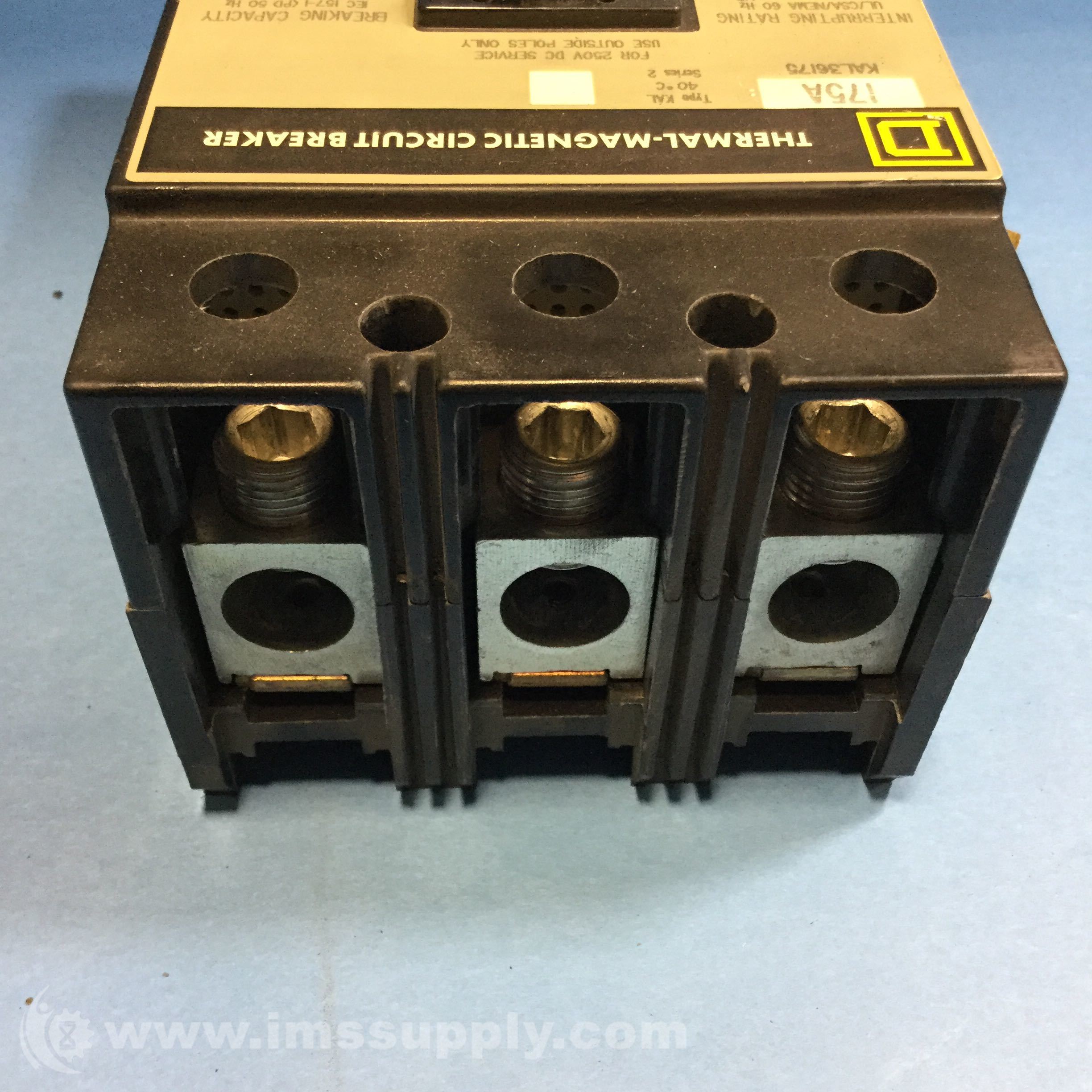 Square D KAL36175 Thermal Magnetic Molded Case Circuit Breaker - IMS Supply