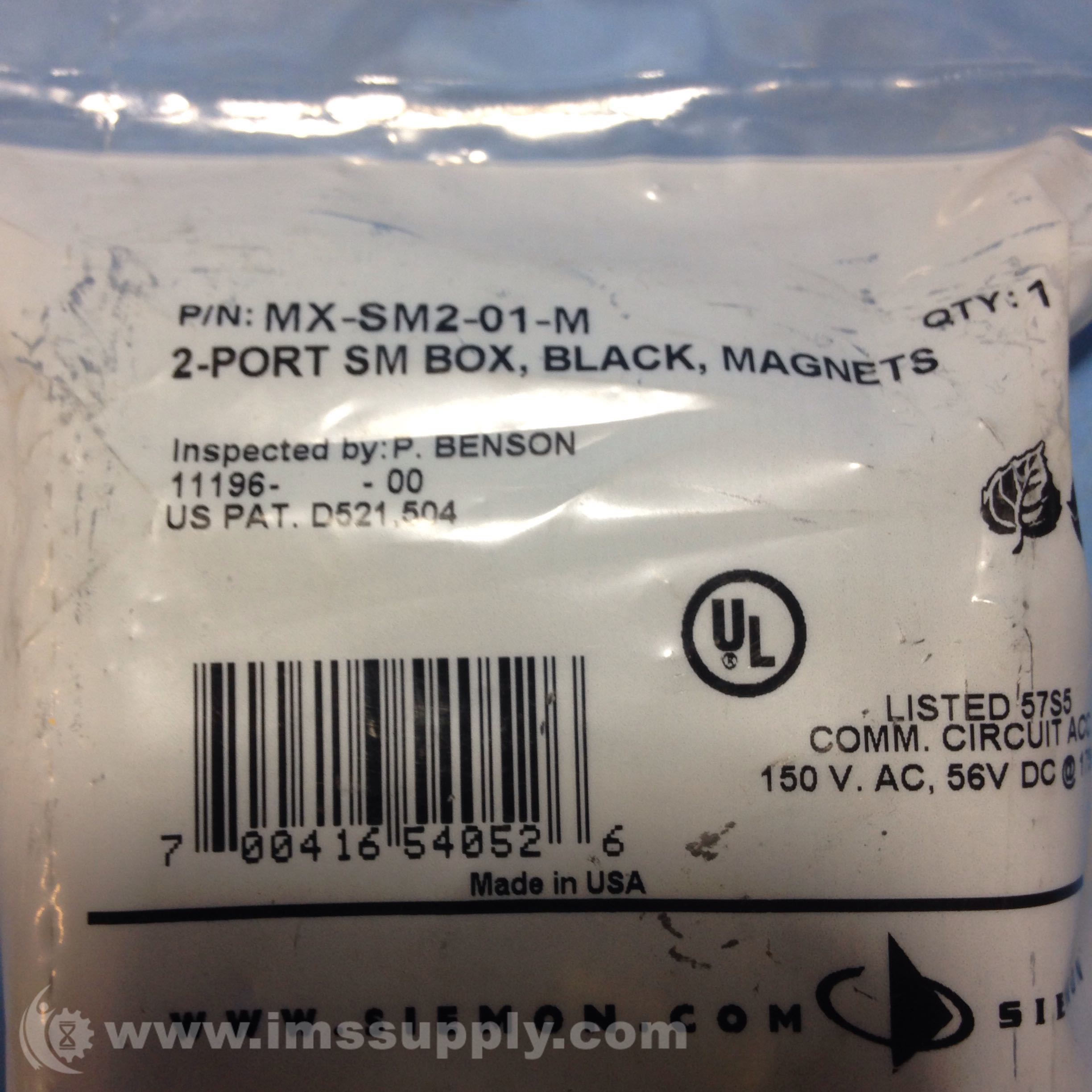 Siemon MX-SM2-01-M Surface Mount Box - IMS Supply