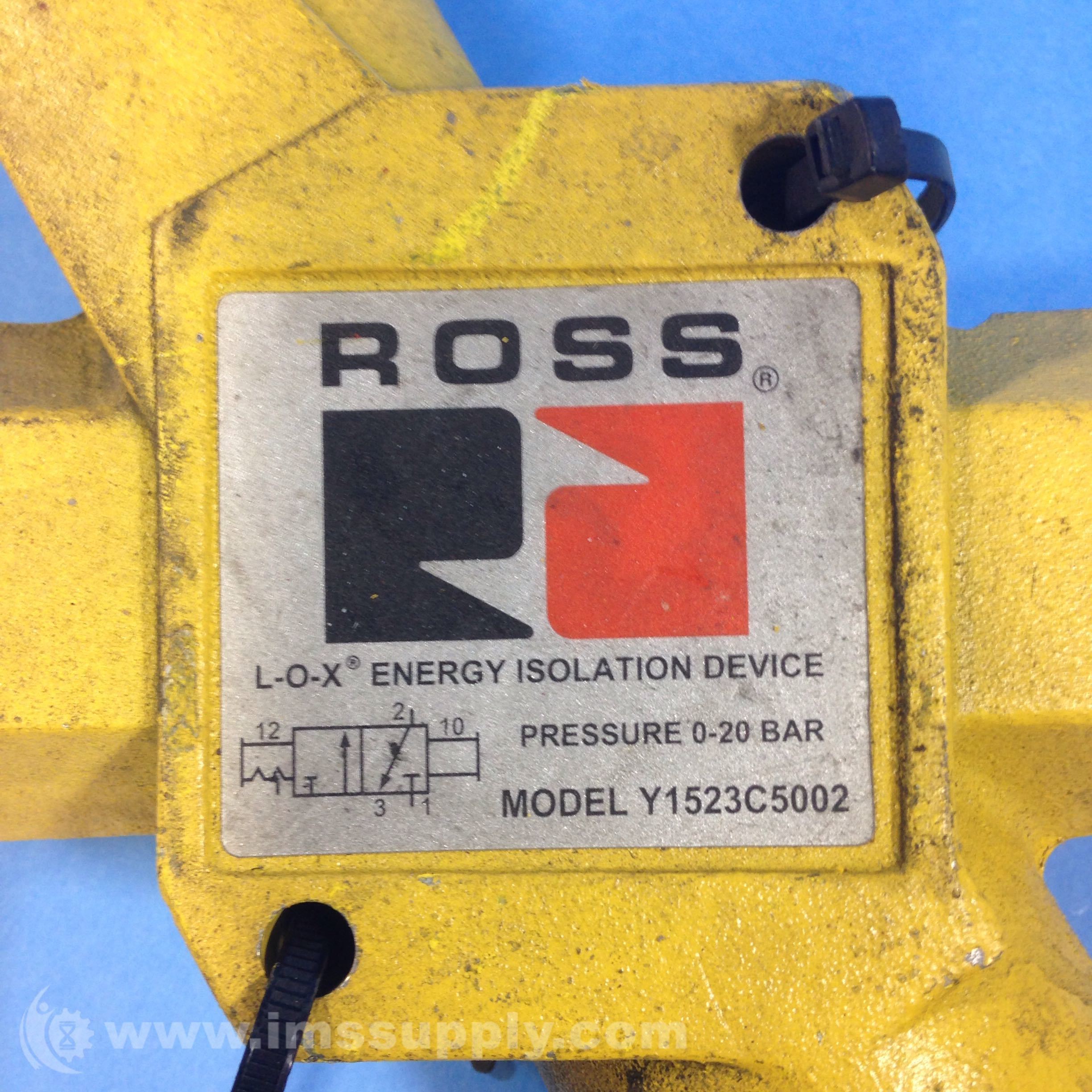 Ross Controls Y1523C5002 3/4 3/2 Piped Exhaust LOX - IMS Supply