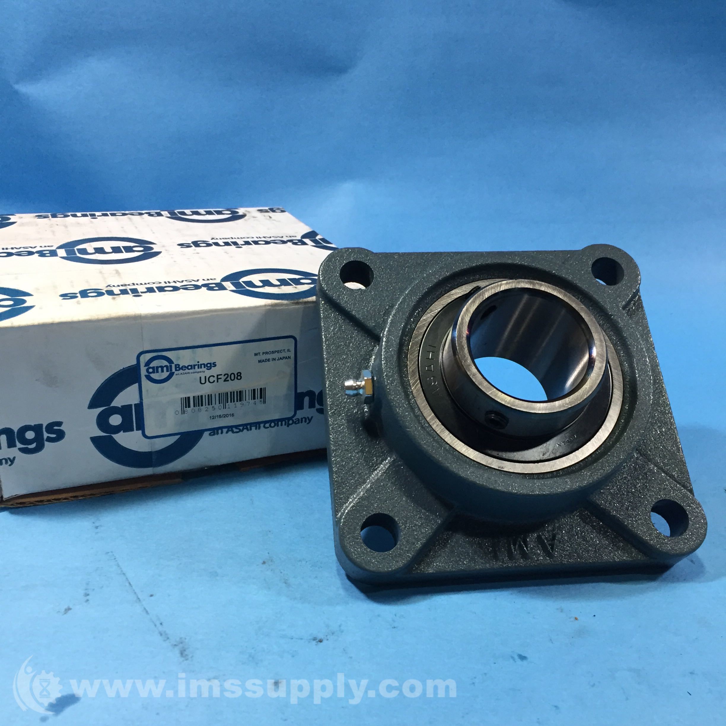 Ami Bearings UCF208 Four-Bolt Flange Unit - IMS Supply