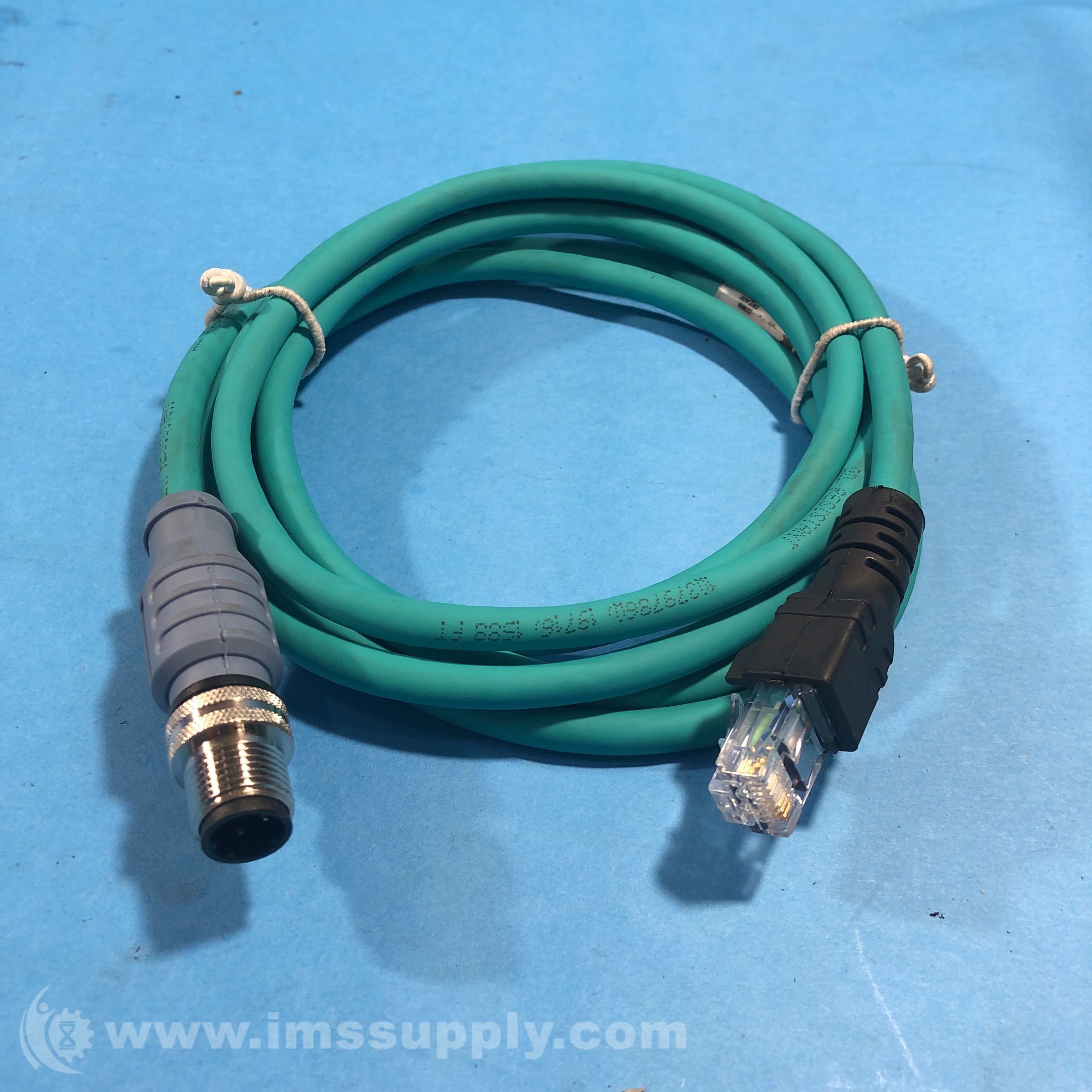 Turck RSCD RJ45 440-2M Ethernet Extension Cordset, U-04393 - IMS Supply
