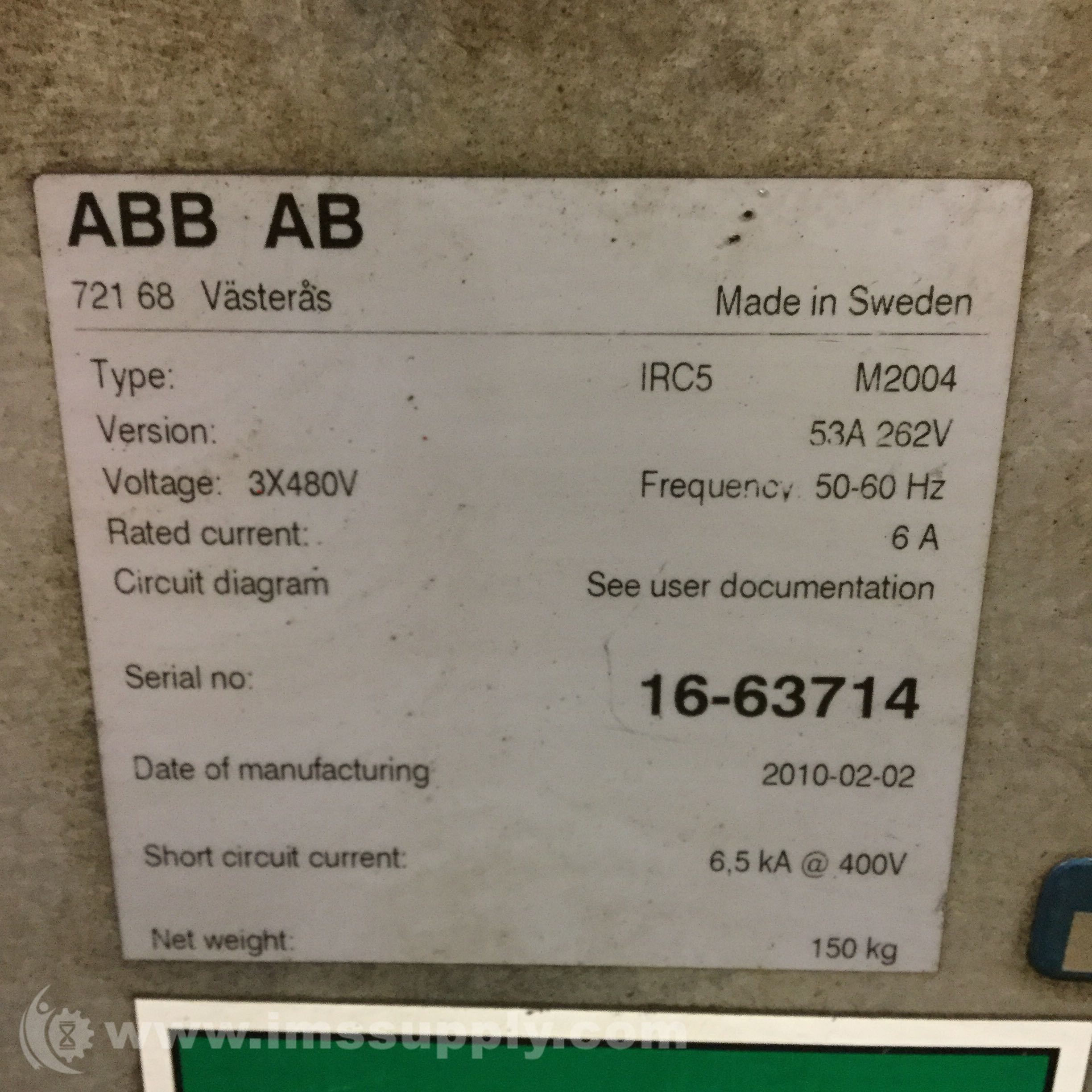 ABB IRBP 250A Workpiece Positioner, IRBP M2004 - IMS Supply