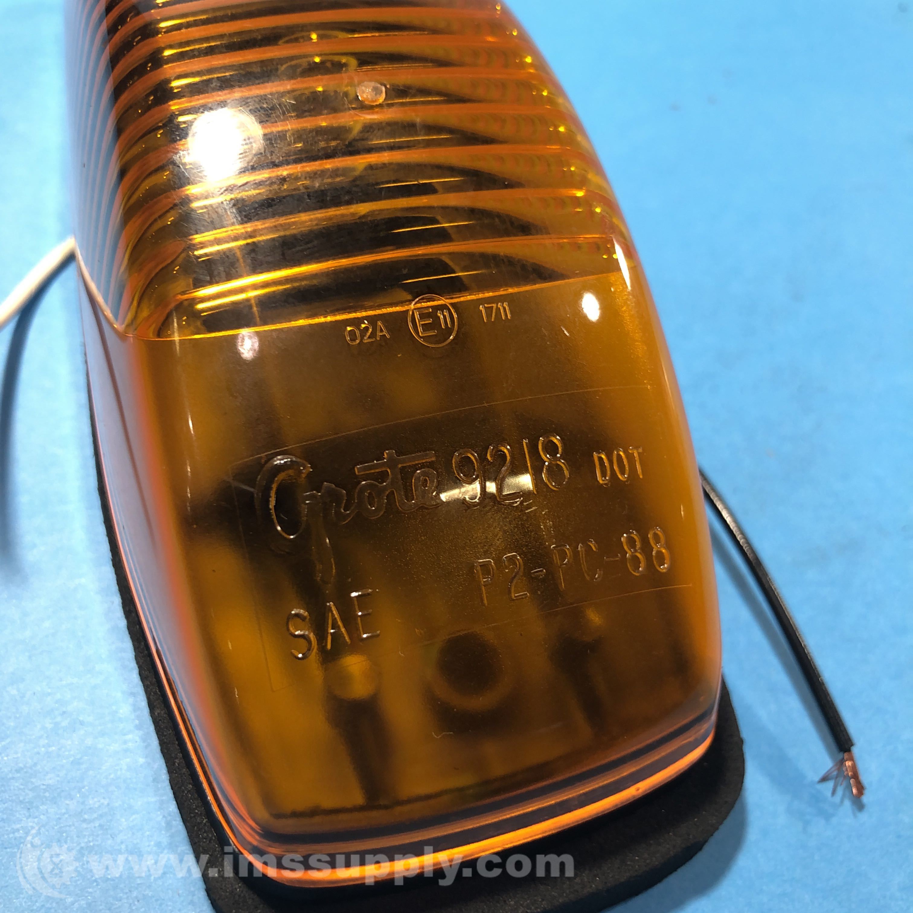 Grote SAE-P2-PC-88 Cab Marker Light, Amber - IMS Supply