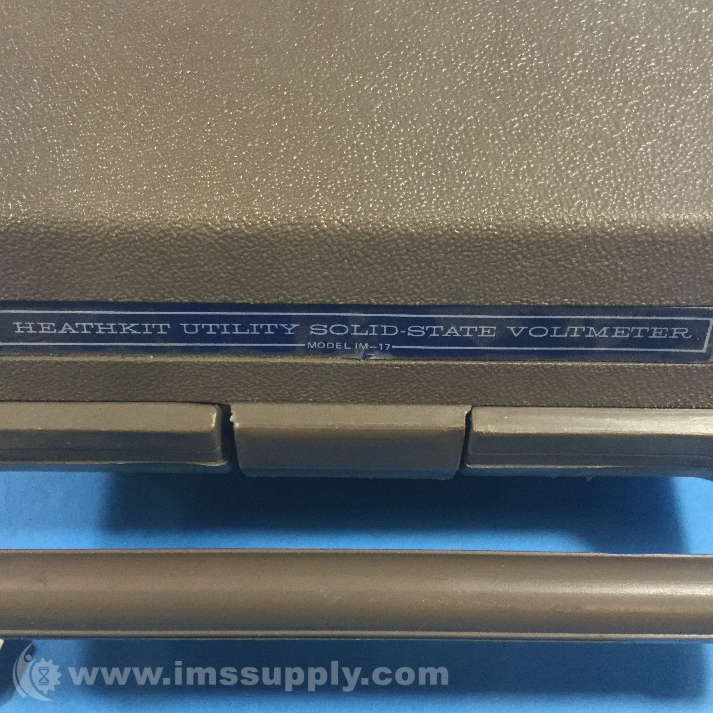 Grace HeathKit IM-17 Utility Solid-State Voltmeter In Case - IMS Supply